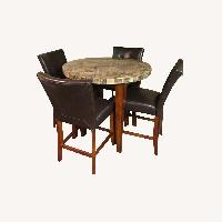 Bob s Discount Furniture Bar Table and 4 Stools AptDeco