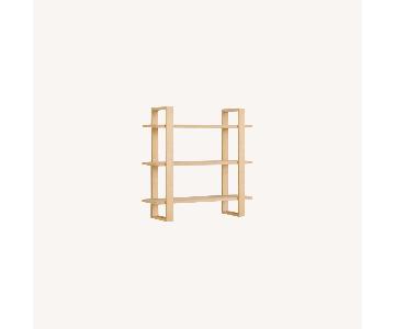 Burrow Index Wall Shelf Oak - AptDeco