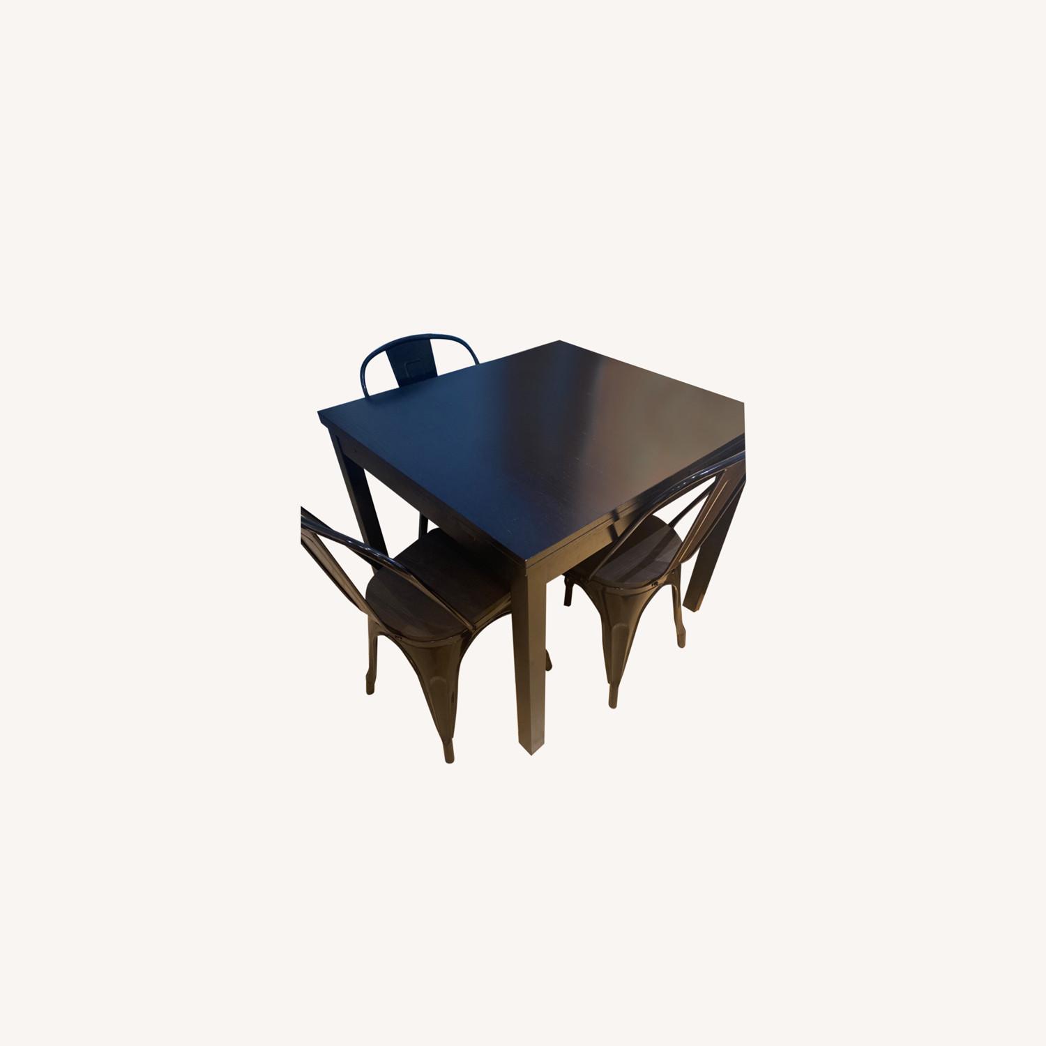 IKEA Black Dining Table - AptDeco