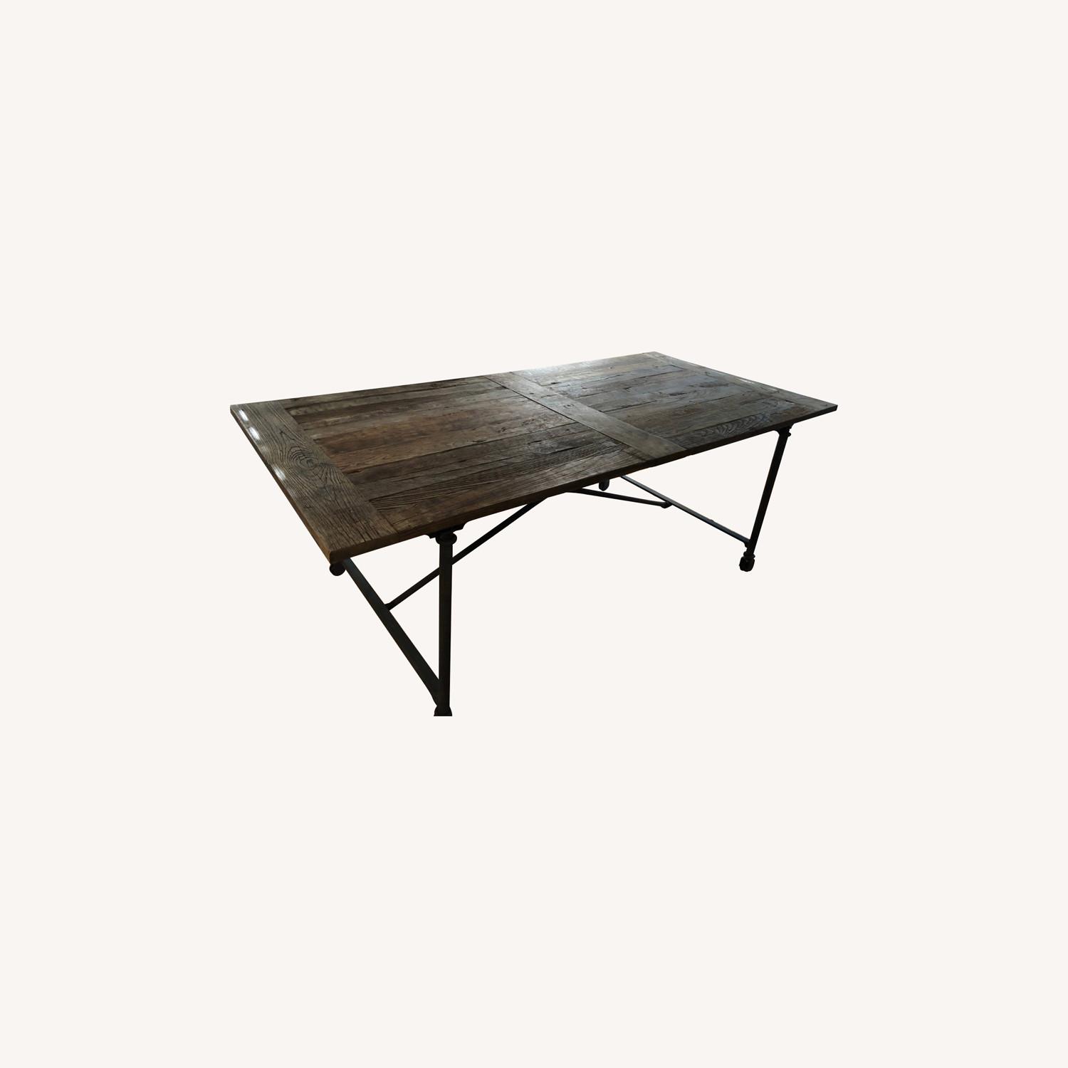 Restoration Hardware Flatiron Dining Table - AptDeco