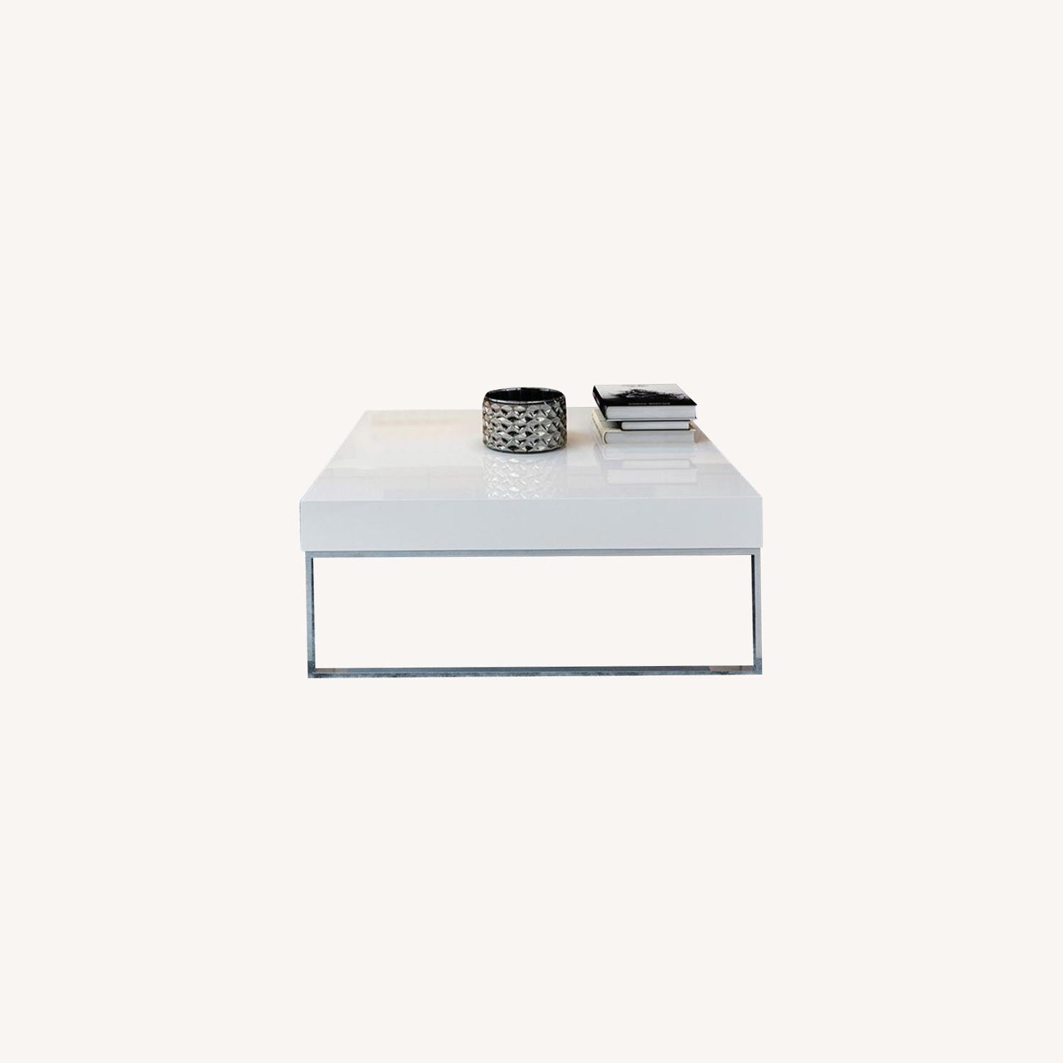 Modani Gavino Coffee Table, White - AptDeco