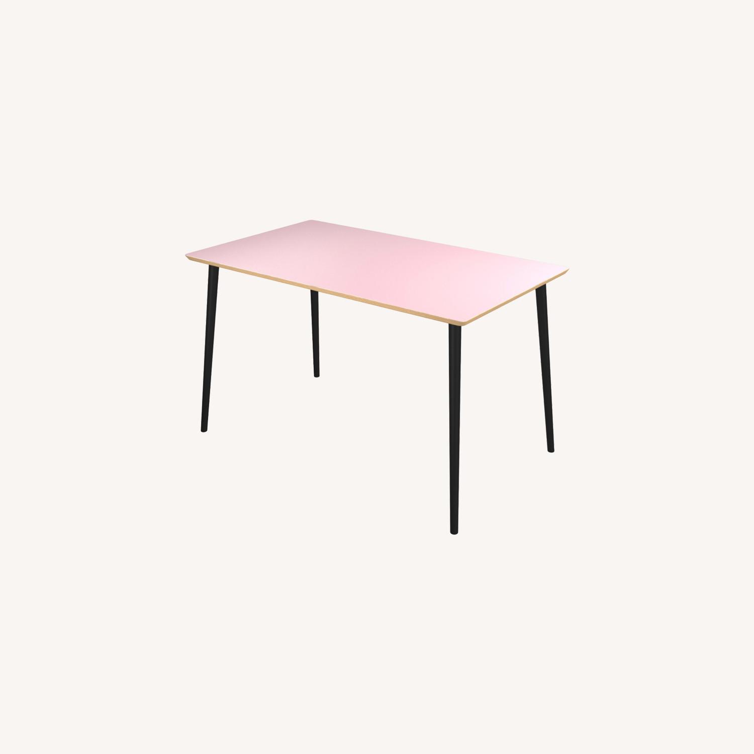 Inside Weather Pink Dining Table - AptDeco