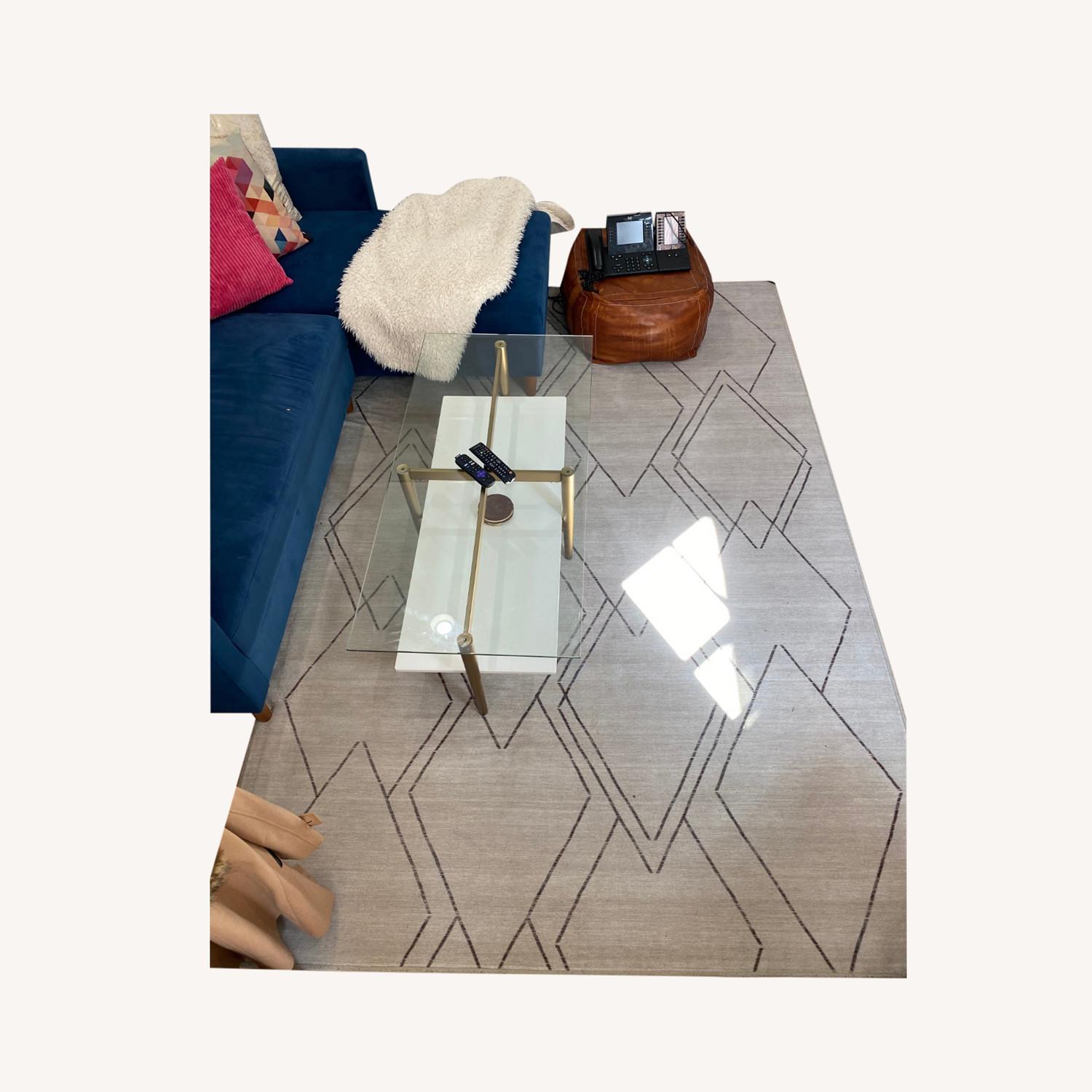 Ruggable Ivory Geometric Rug - AptDeco