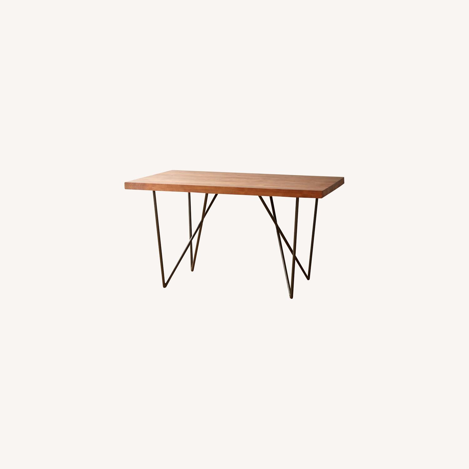 CB2 Dylan Light Acacia Dining Table - AptDeco