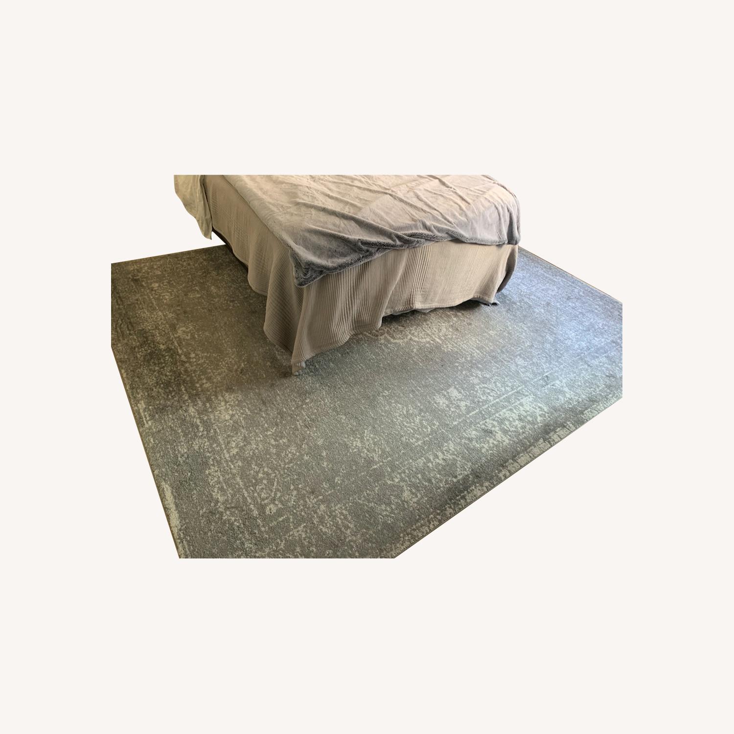 CB2 Large Gray Rug - AptDeco