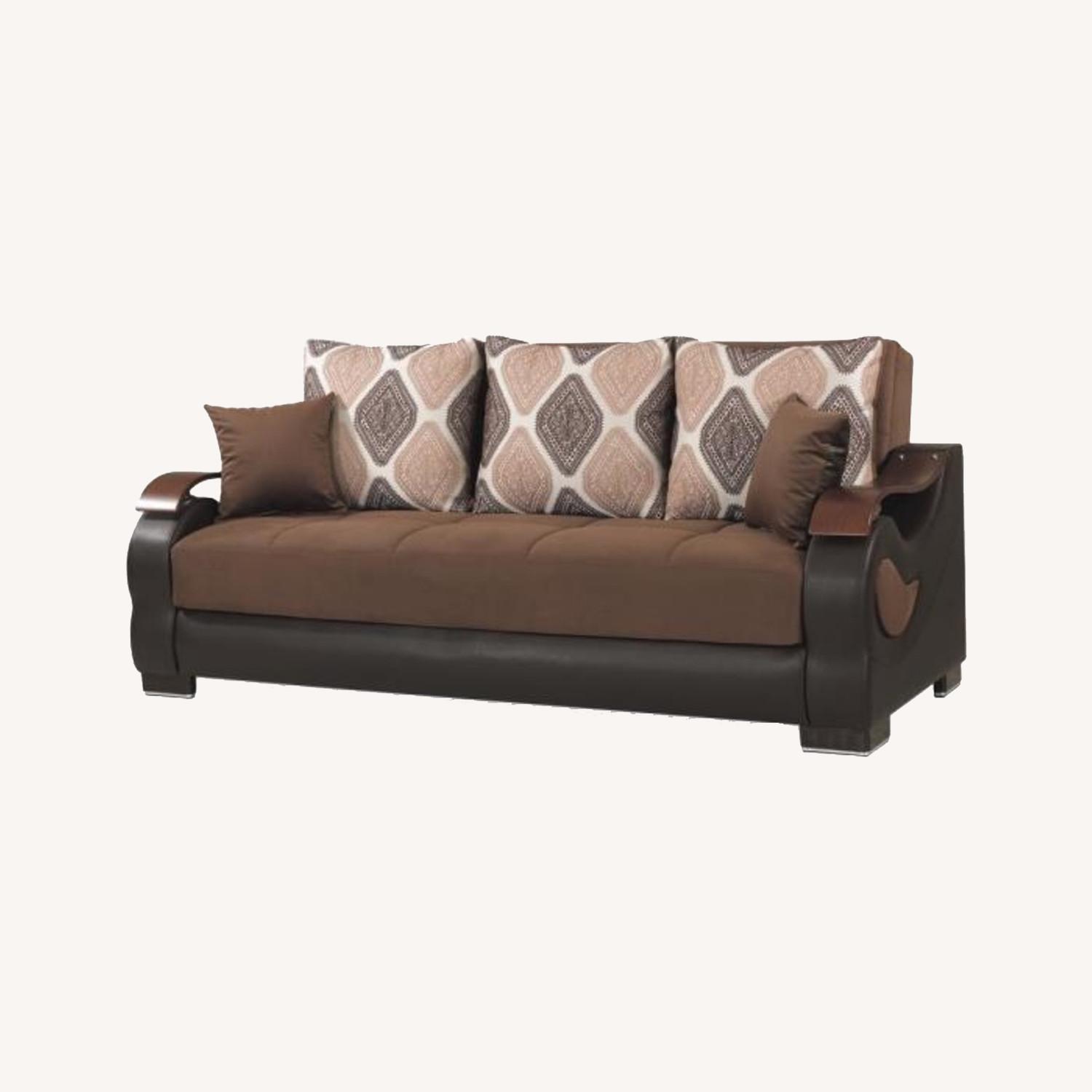 Metroplex Microfiber Sofa Bed - AptDeco