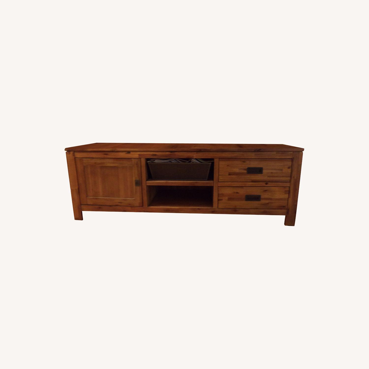 Vintage Solid Wood Credenza - AptDeco