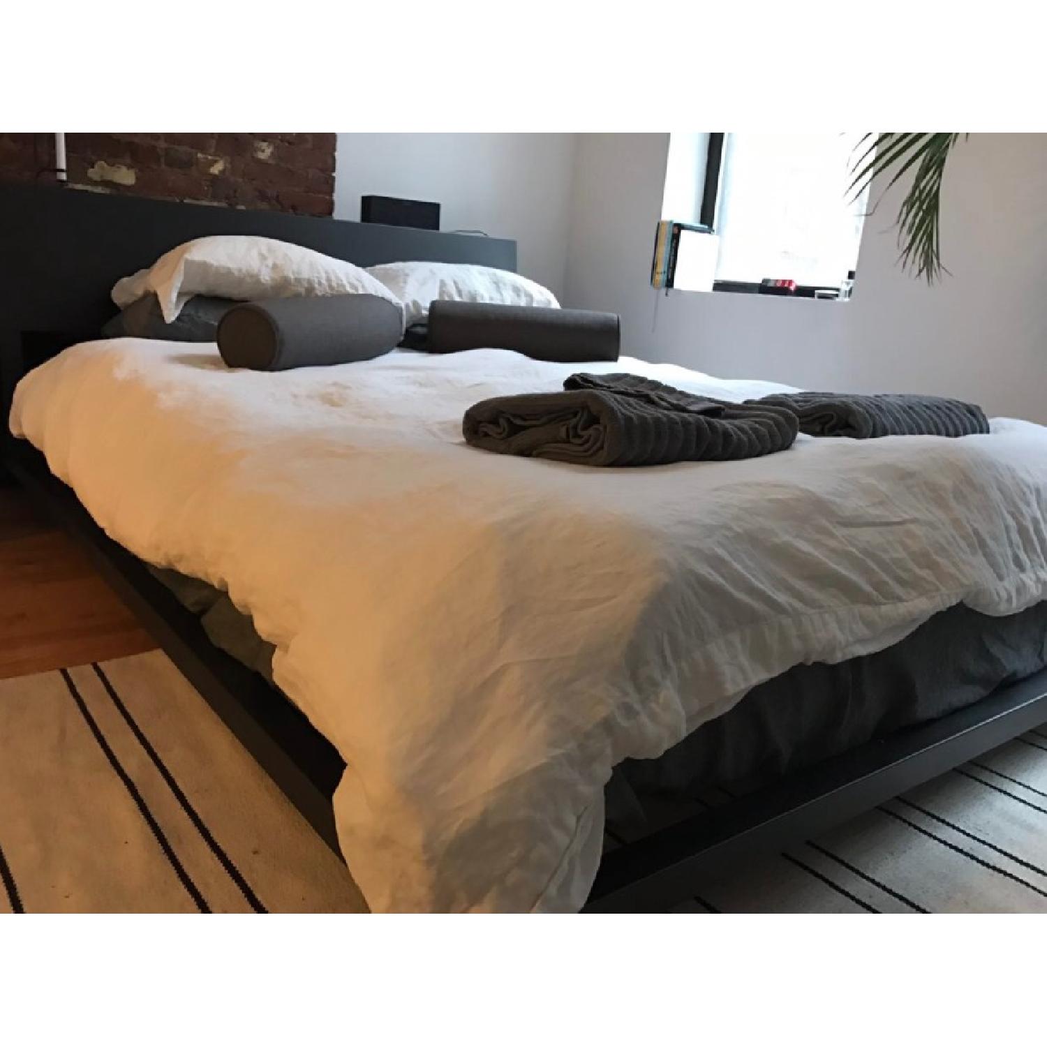 CB2 Alpine Queen Modern Low Bed Frame - AptDeco