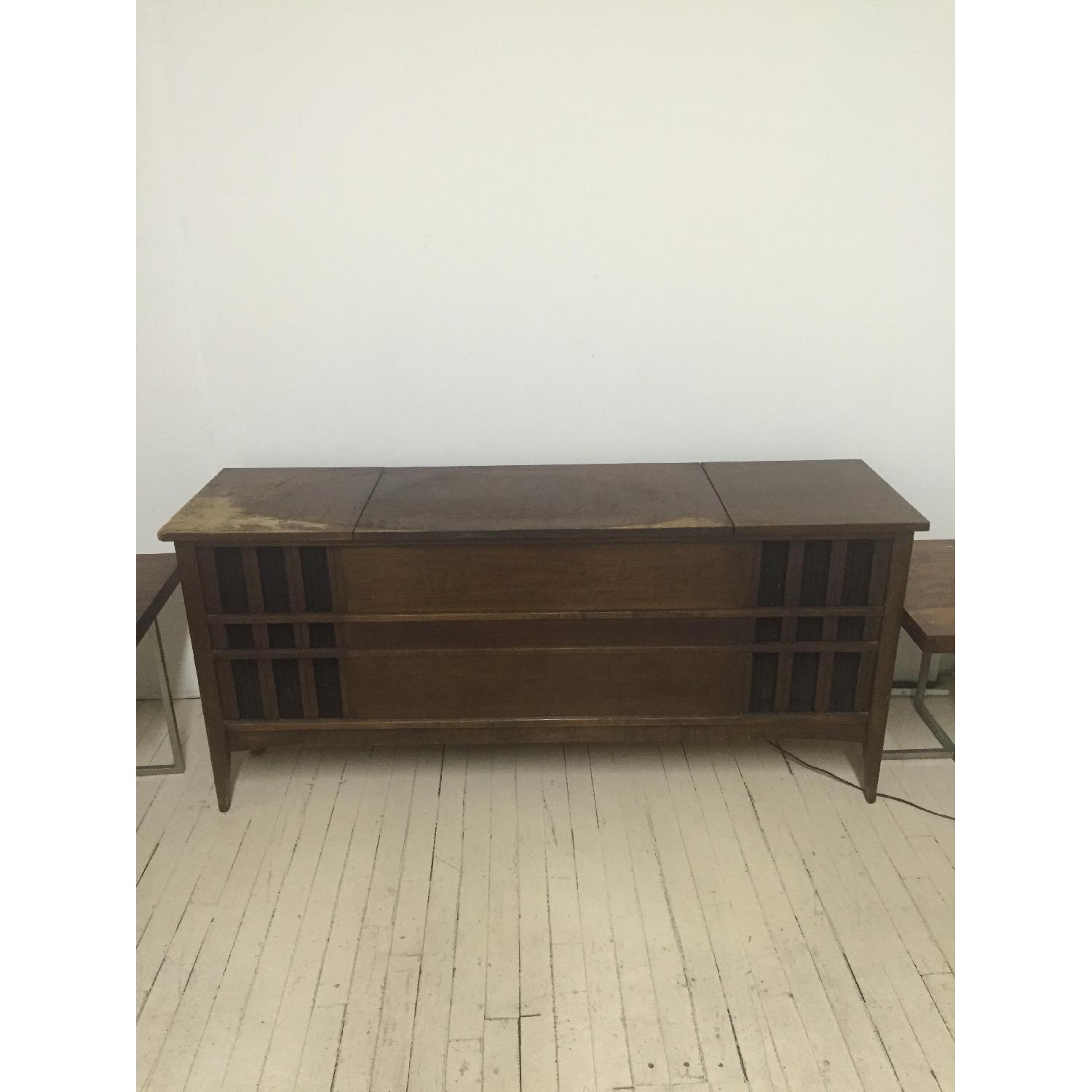 Vintage Garrard Record/Radio Player Console - AptDeco