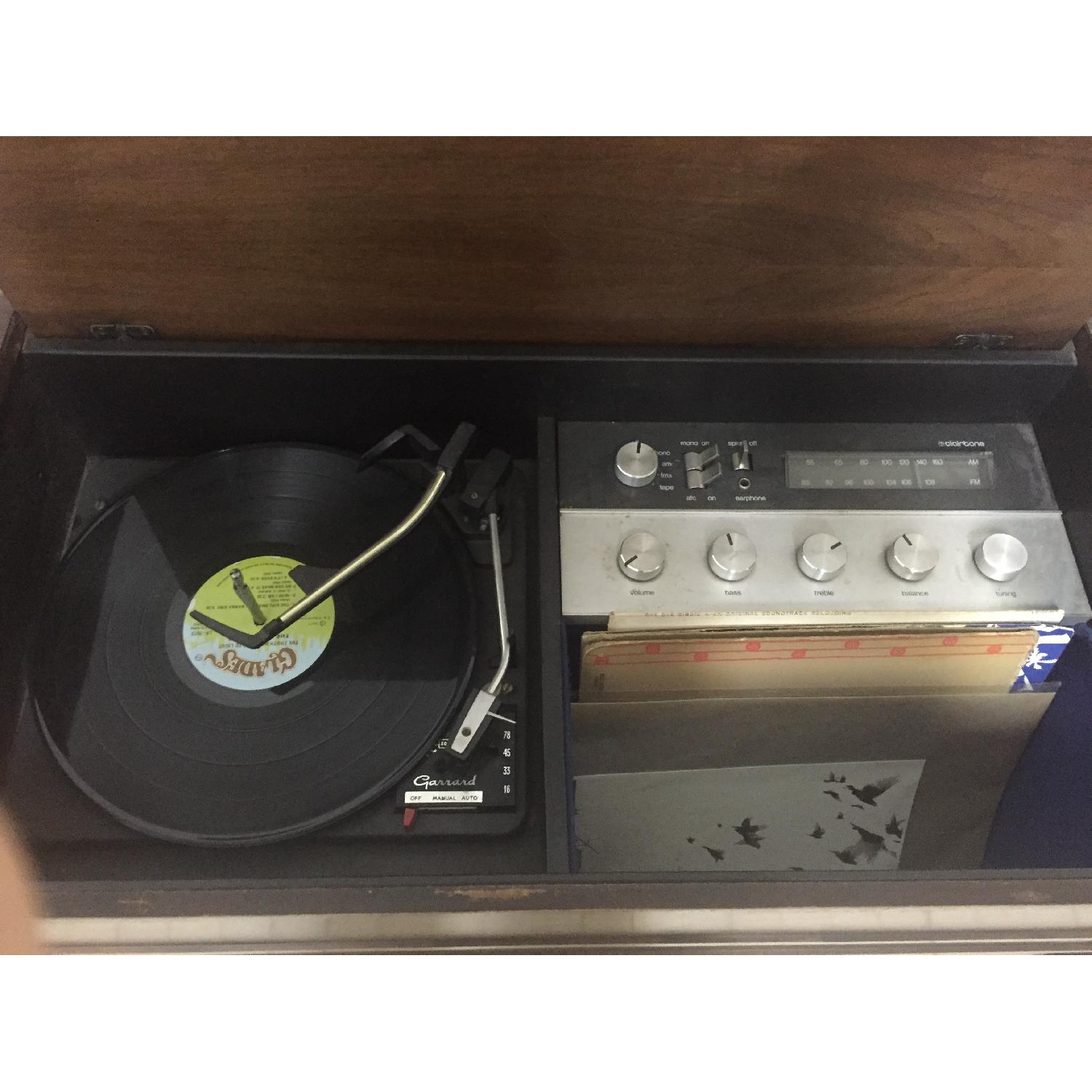 Vintage Garrard Record/Radio Player Console - AptDeco