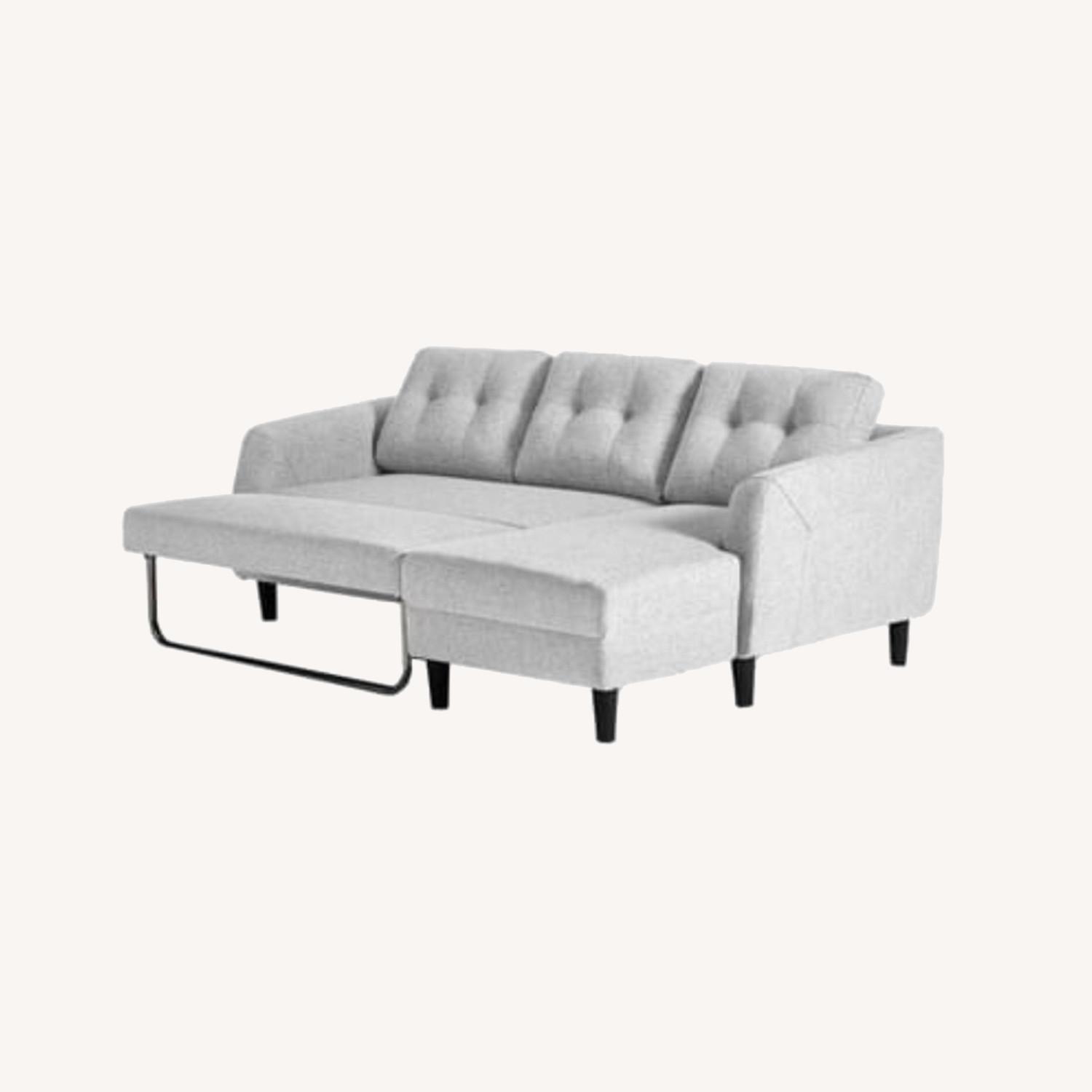 AllModern Grey Easterly Sleeper Sofa - AptDeco