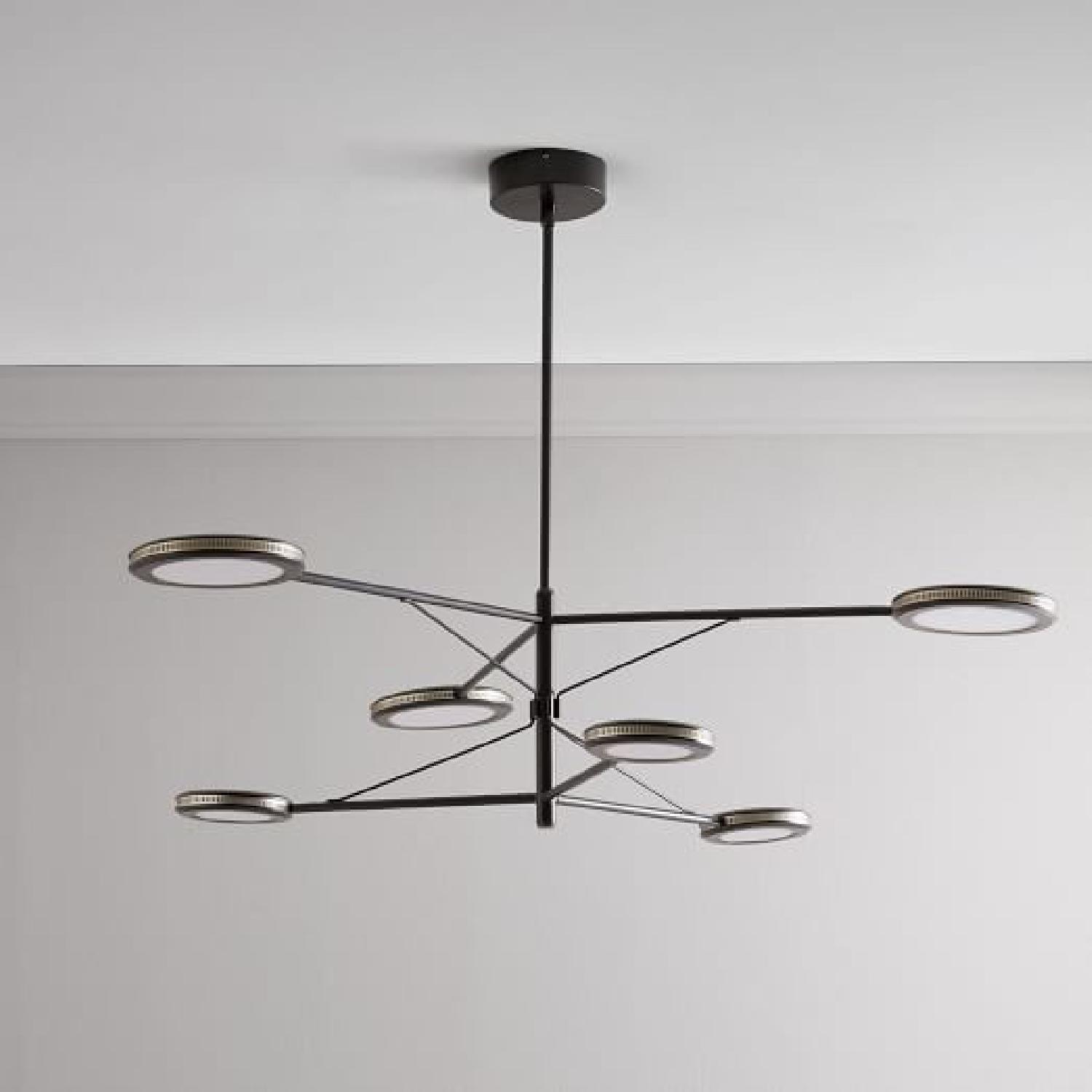 West Elm LED Chandelier - AptDeco