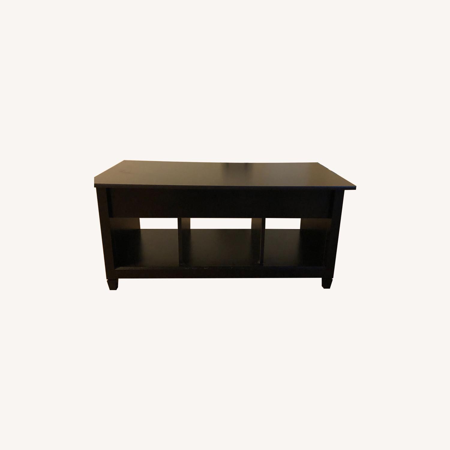 CISCO Brothers Adjustable Black Coffee Table - AptDeco