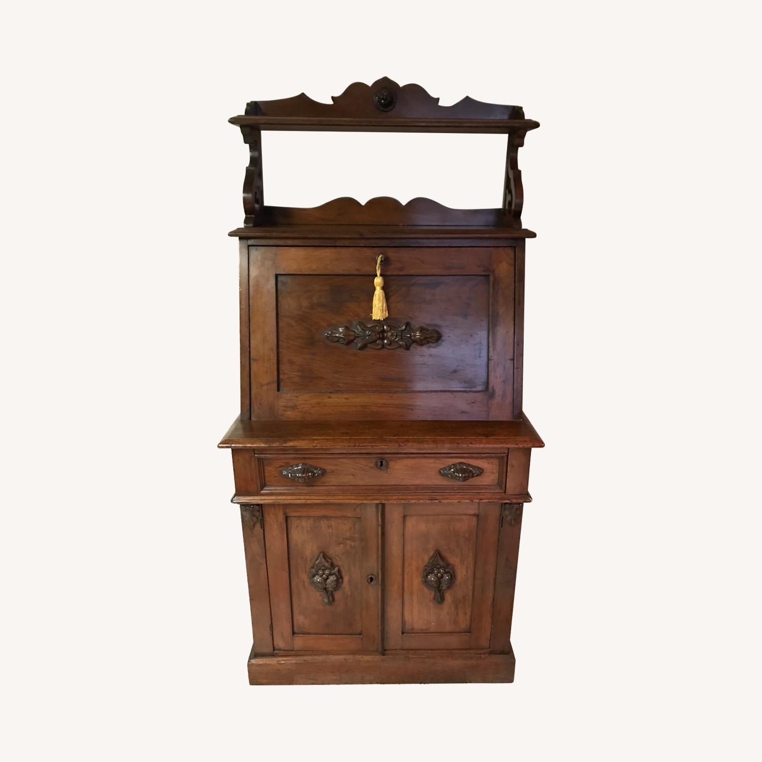 Victorian Drop Front Desk - AptDeco