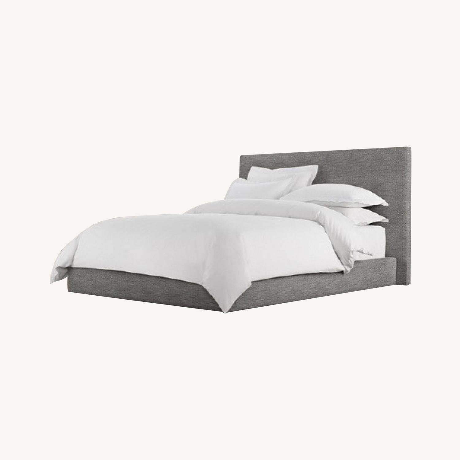 Restoration Hardware Sullivan Fabric Platform Bed - AptDeco