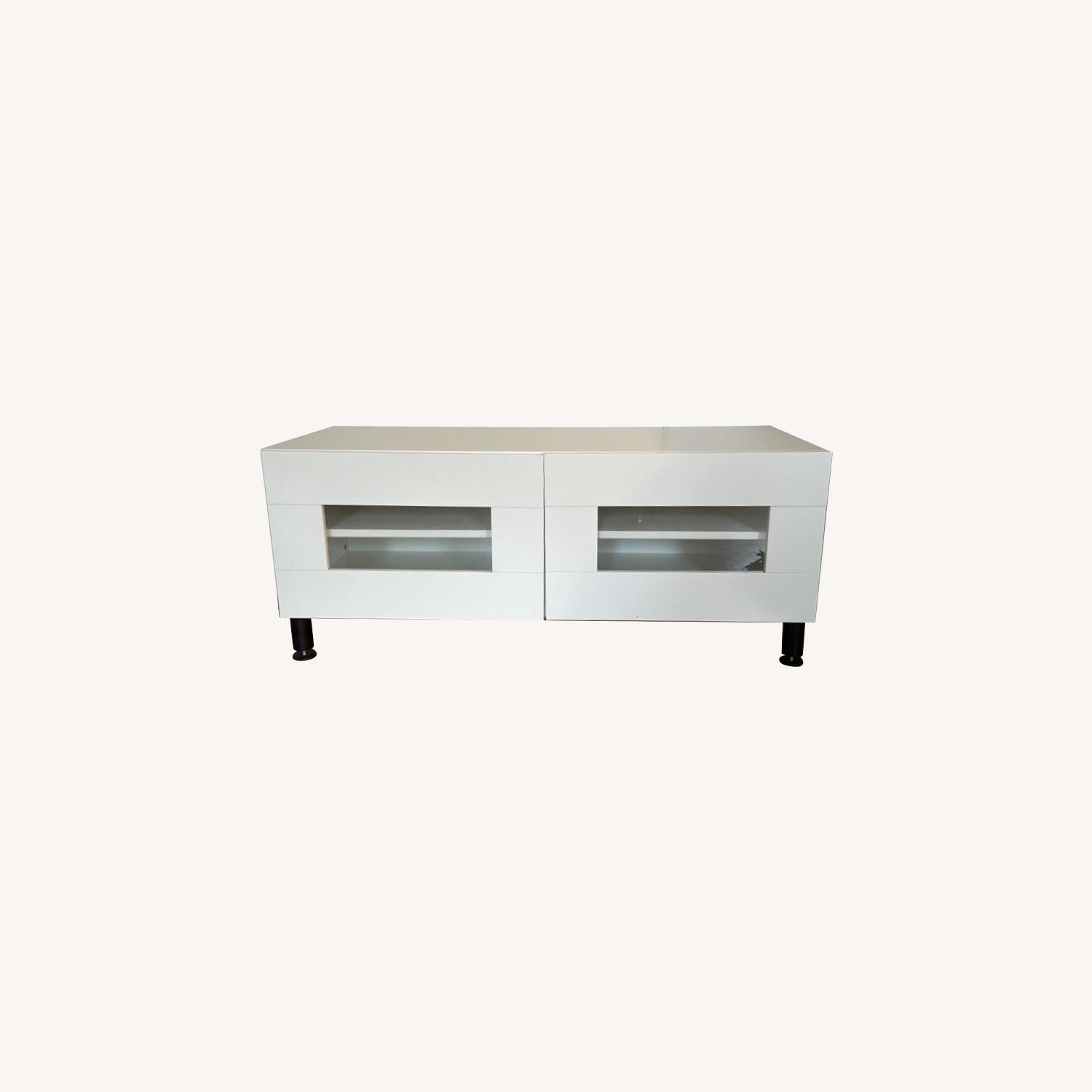 IKEA White 2-door Storage Media Console - AptDeco