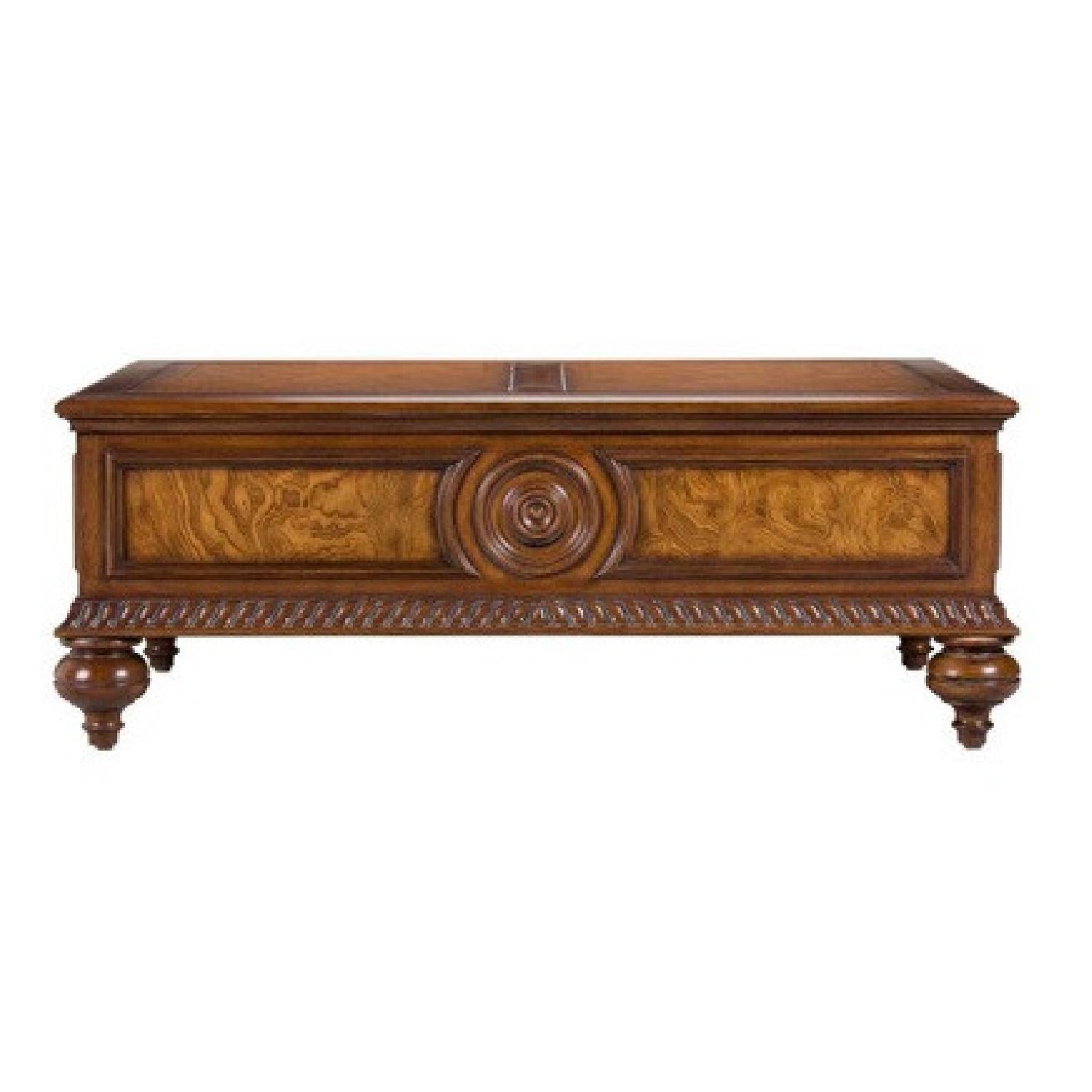 Ethan allen morley coffee table store