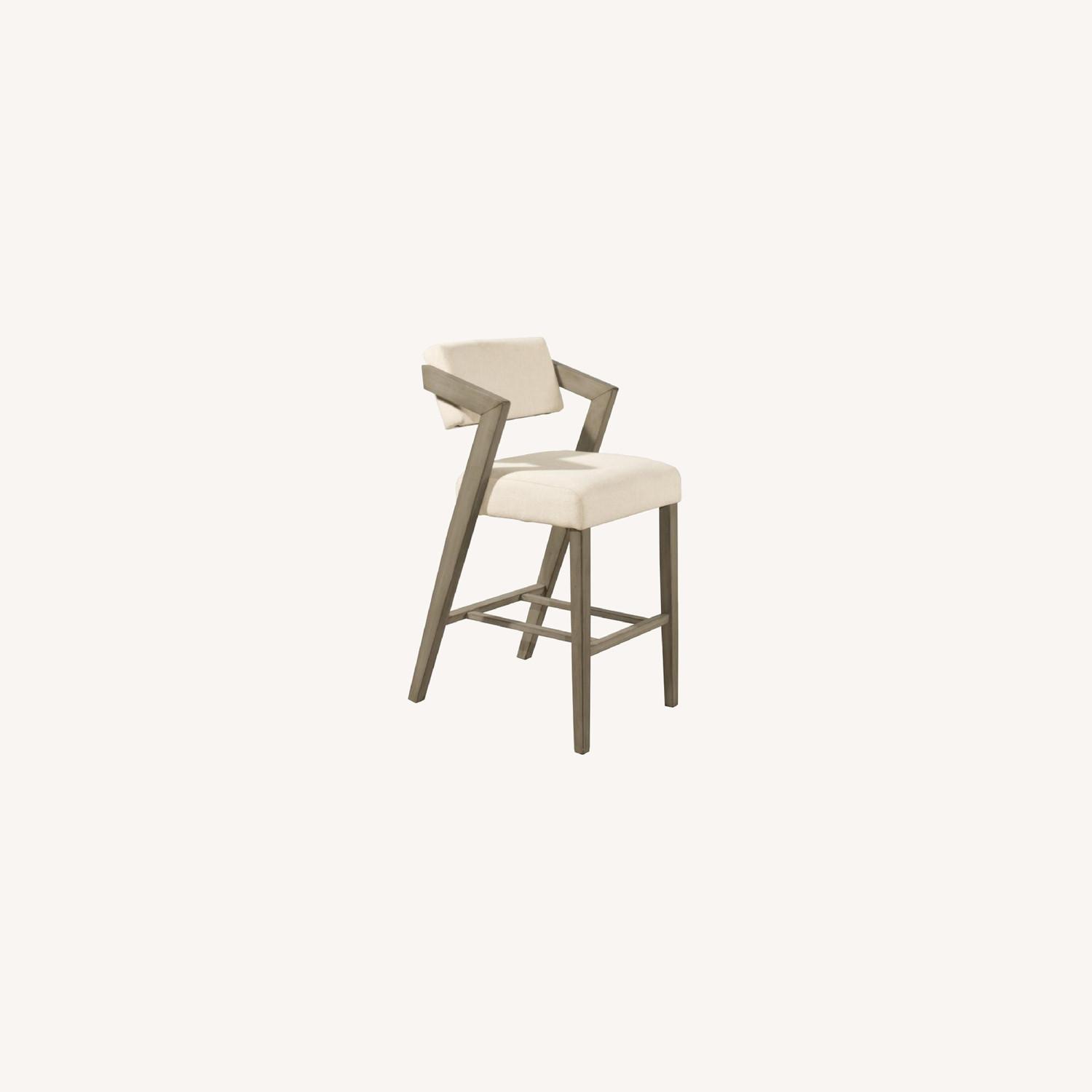 Wayfair Aged-Gray Bar Stool - AptDeco