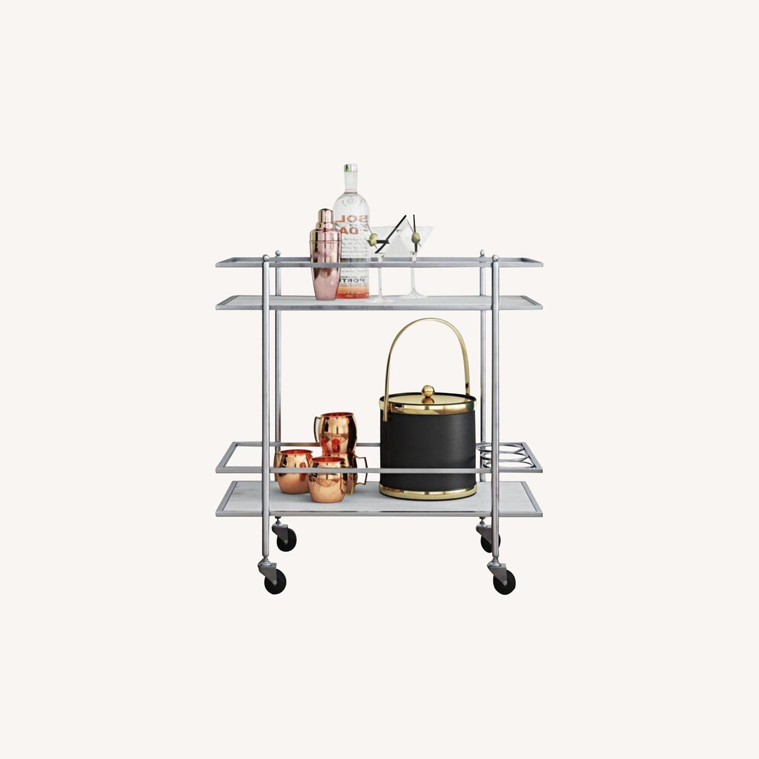 Mercury Row 2 Tier Bar Cart - AptDeco