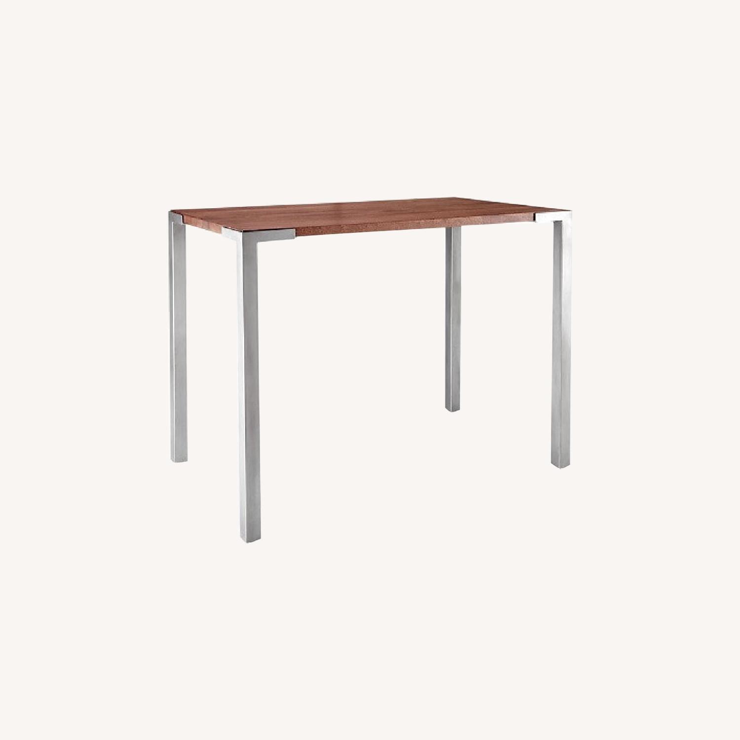 CB2 Stilt Square High Dining Table - AptDeco
