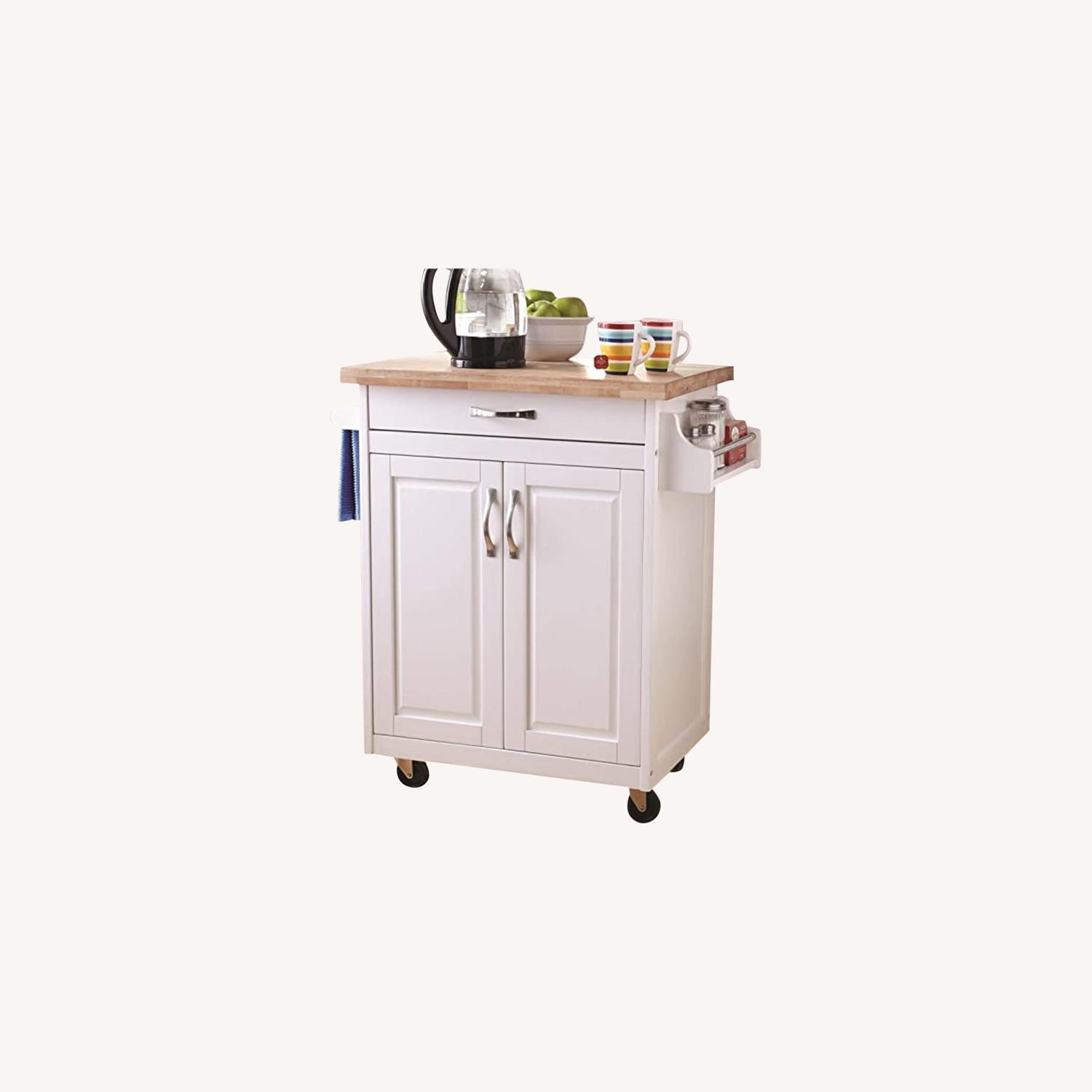 Rolling Kitchen Island Cart - AptDeco