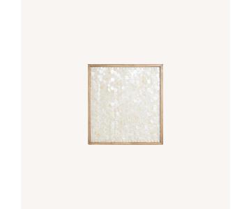 Capiz Shell Framed Wall Art - AptDeco