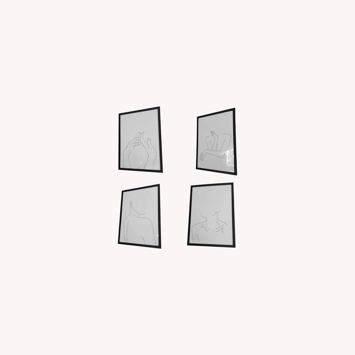 Female Body Line Drawings - AptDeco