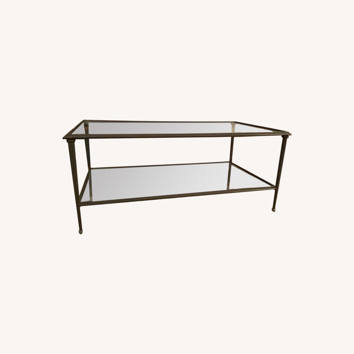 CISCO Brothers Glass Coffee Table - AptDeco