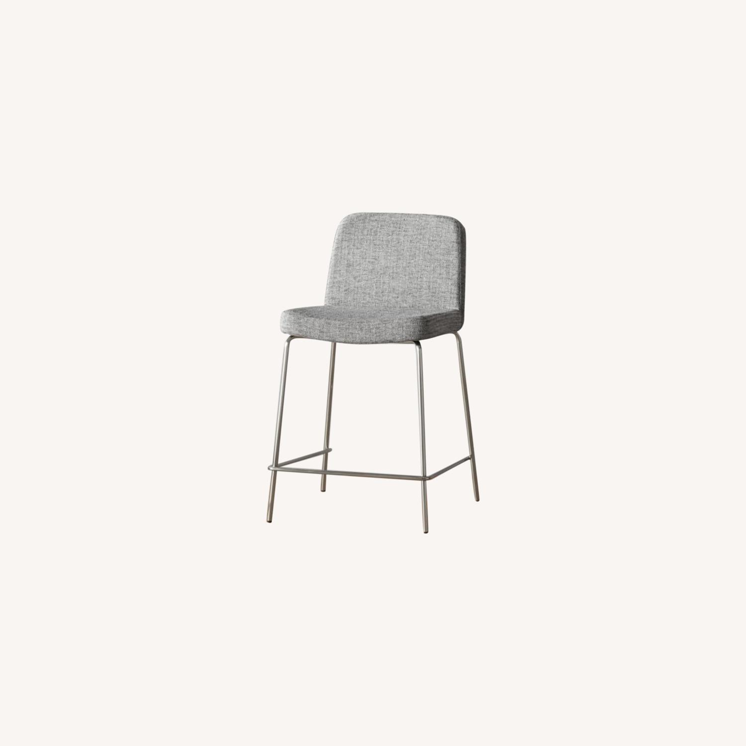 CB2 Charlie Counter Stools 24 inch set of 2 - AptDeco