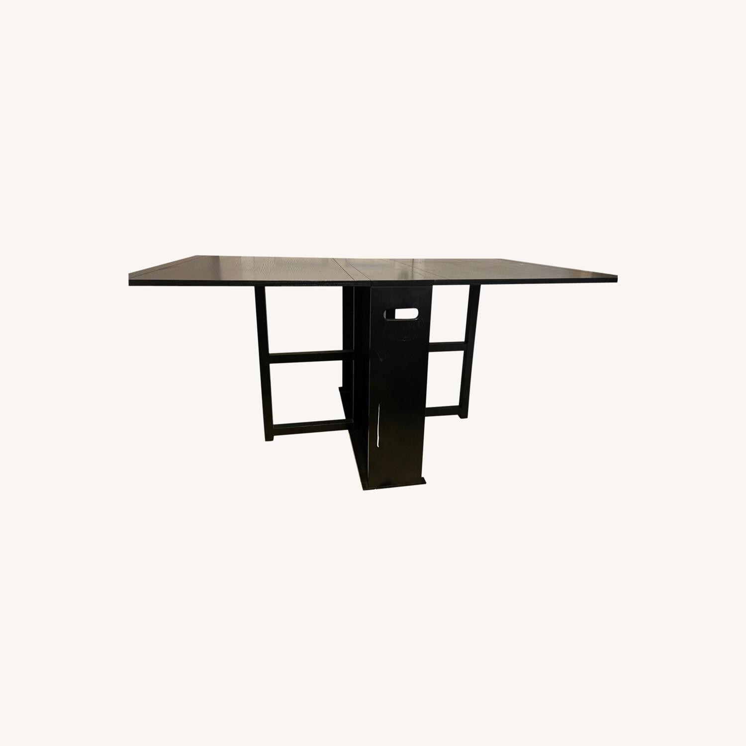 Crate & Barrel Gateleg Folding Table - AptDeco