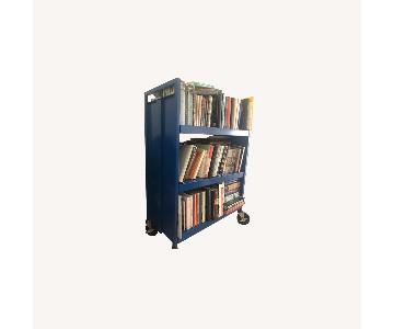 Library Cart Bookshelf - AptDeco