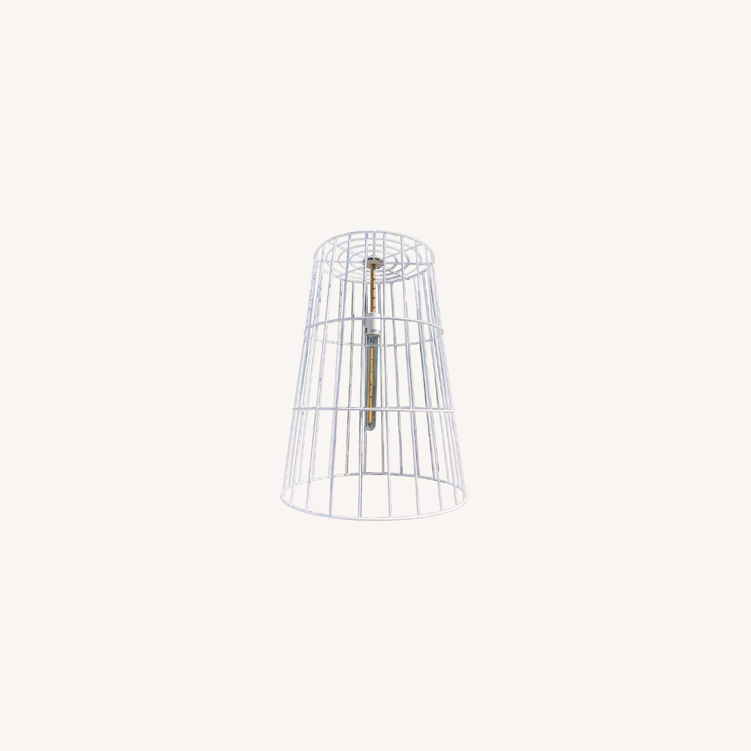 Custom Made Hanging Basket Lamp - AptDeco
