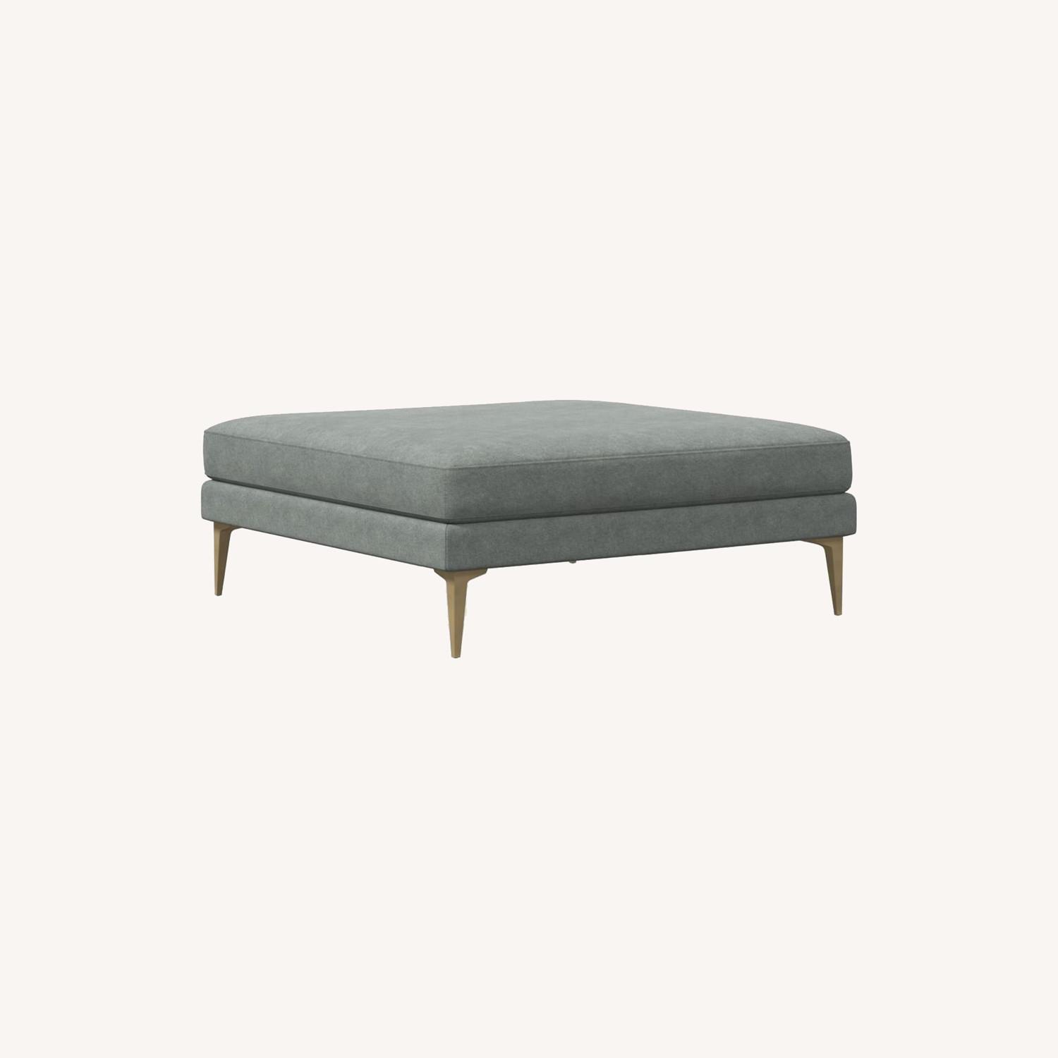 West Elm Andes Ottoman - AptDeco