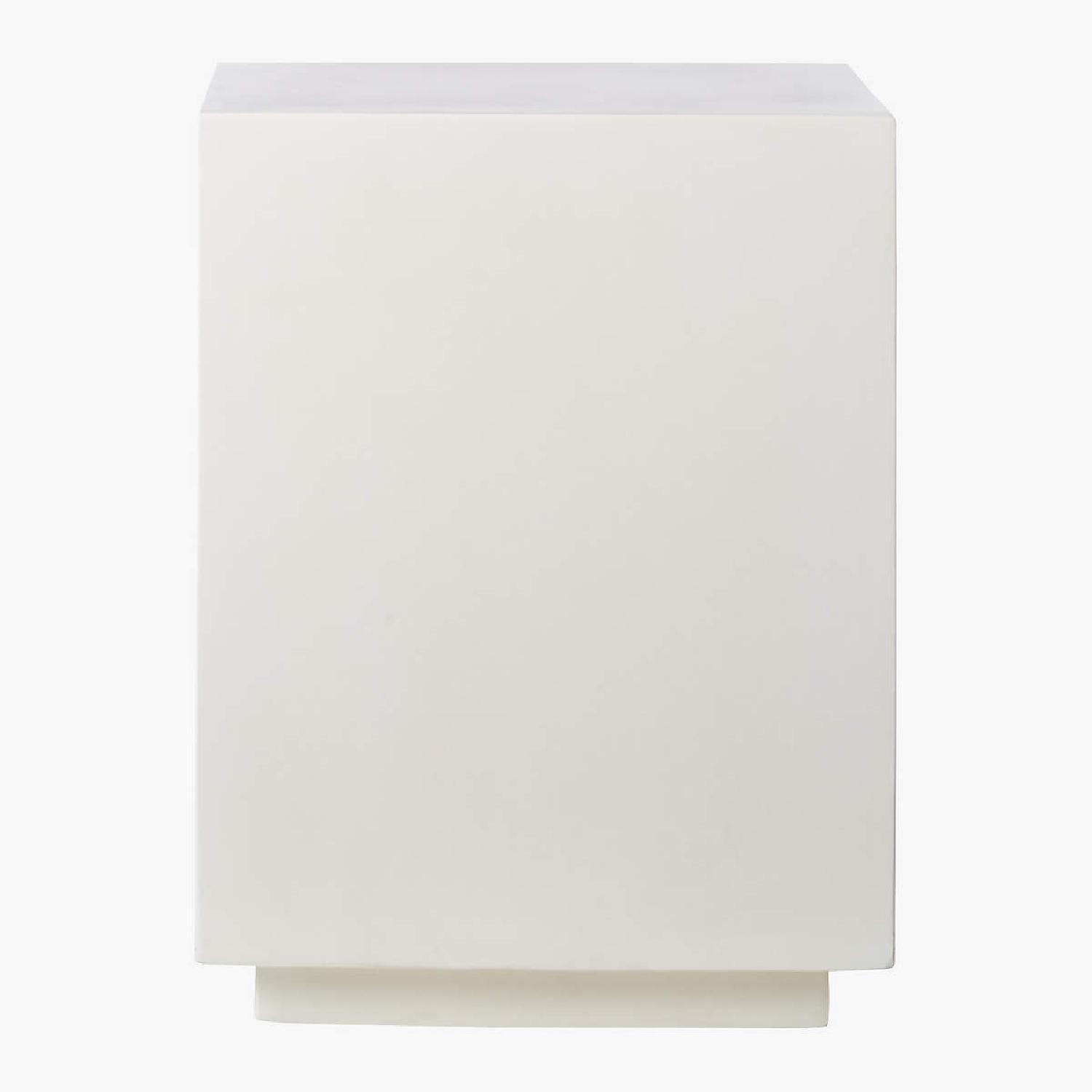 CB2 Matter Cement Side Tables - AptDeco