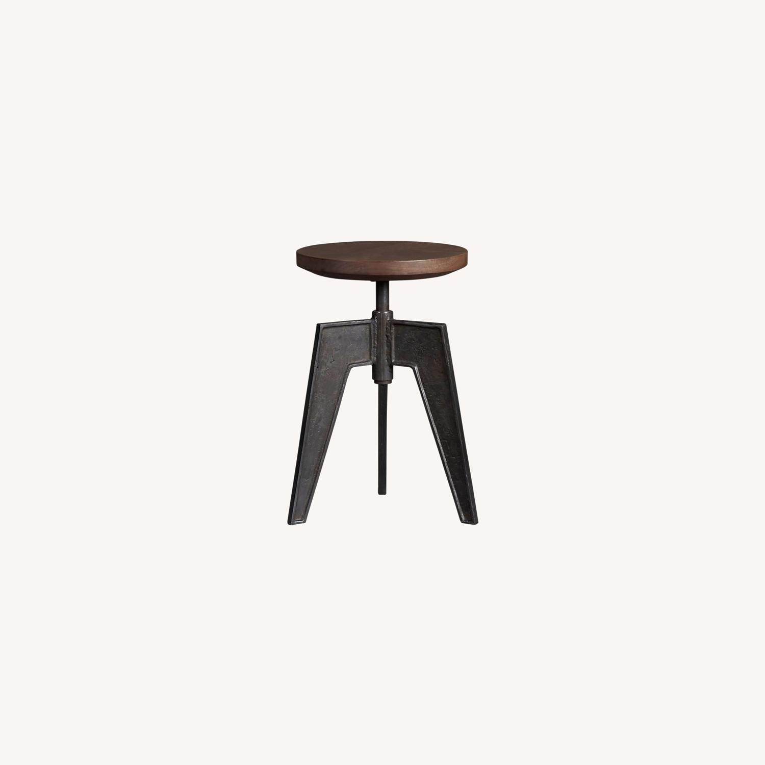 CB2 Industrial Contact Stool - AptDeco