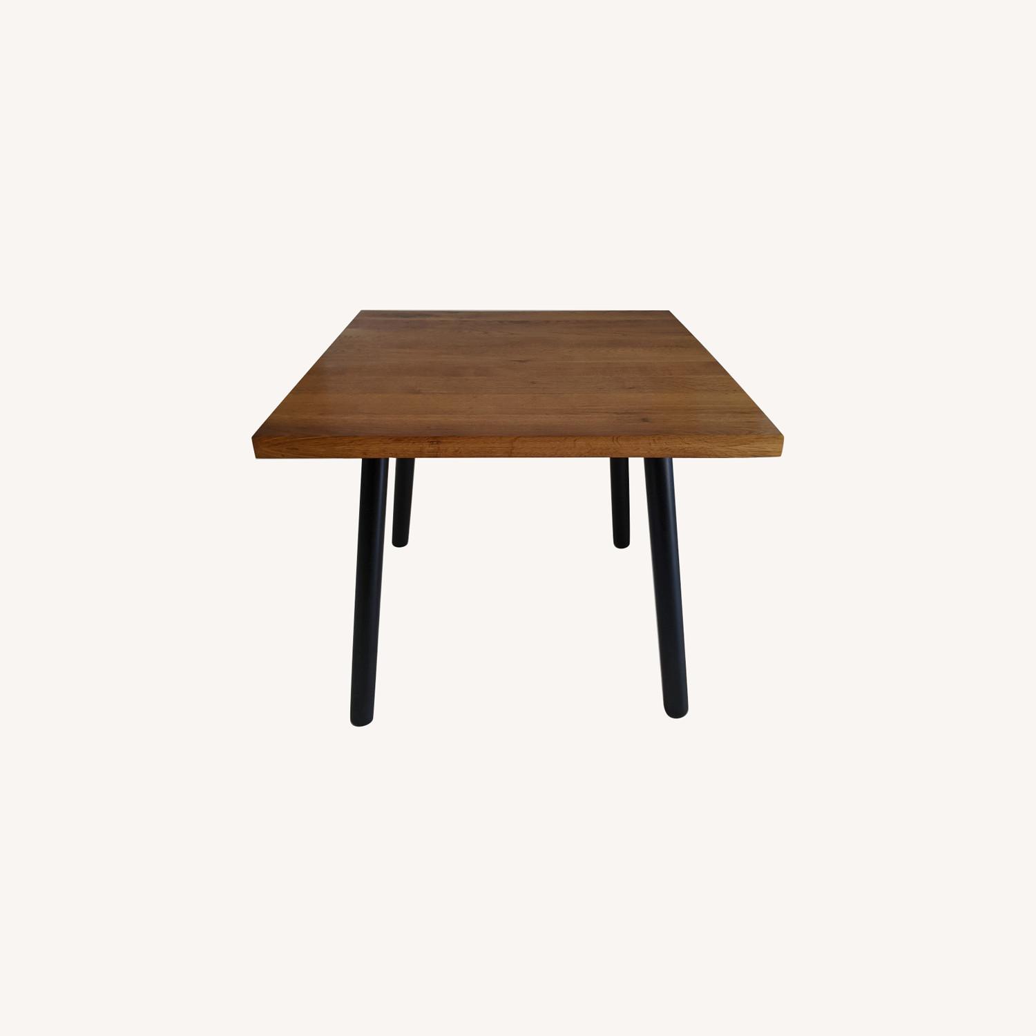 CB2 Small Wooden Dining Table - AptDeco