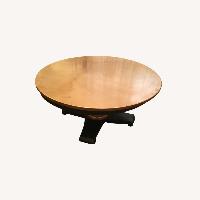 Crate Barrel Copper Top Coffee Table AptDeco