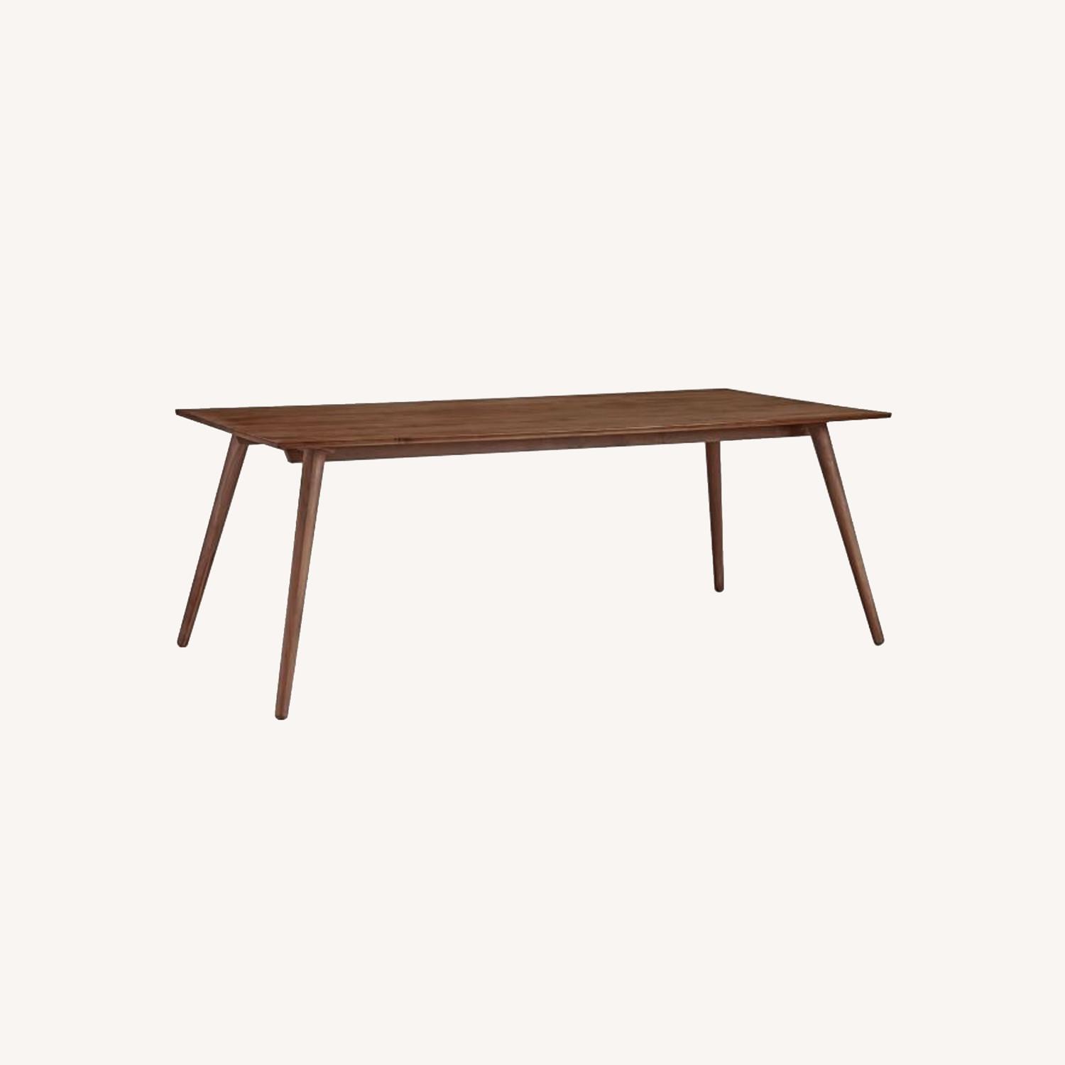West Elm Aurora Dining Table Walnut - AptDeco