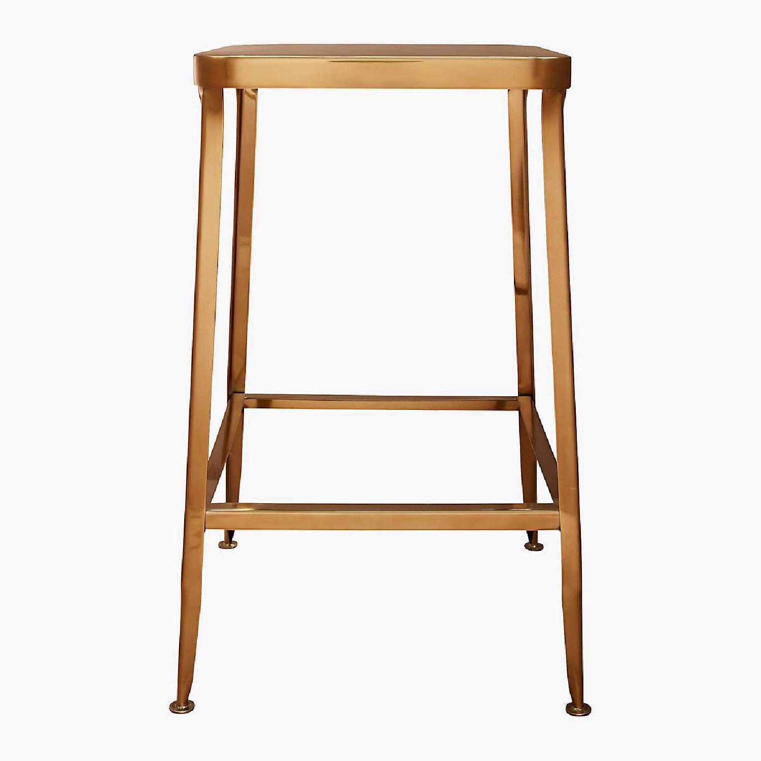 Cb2 gold bar stools store