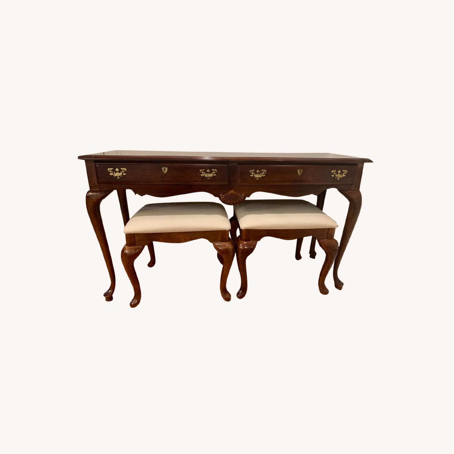 American Drew Sofa Table/Benches - AptDeco