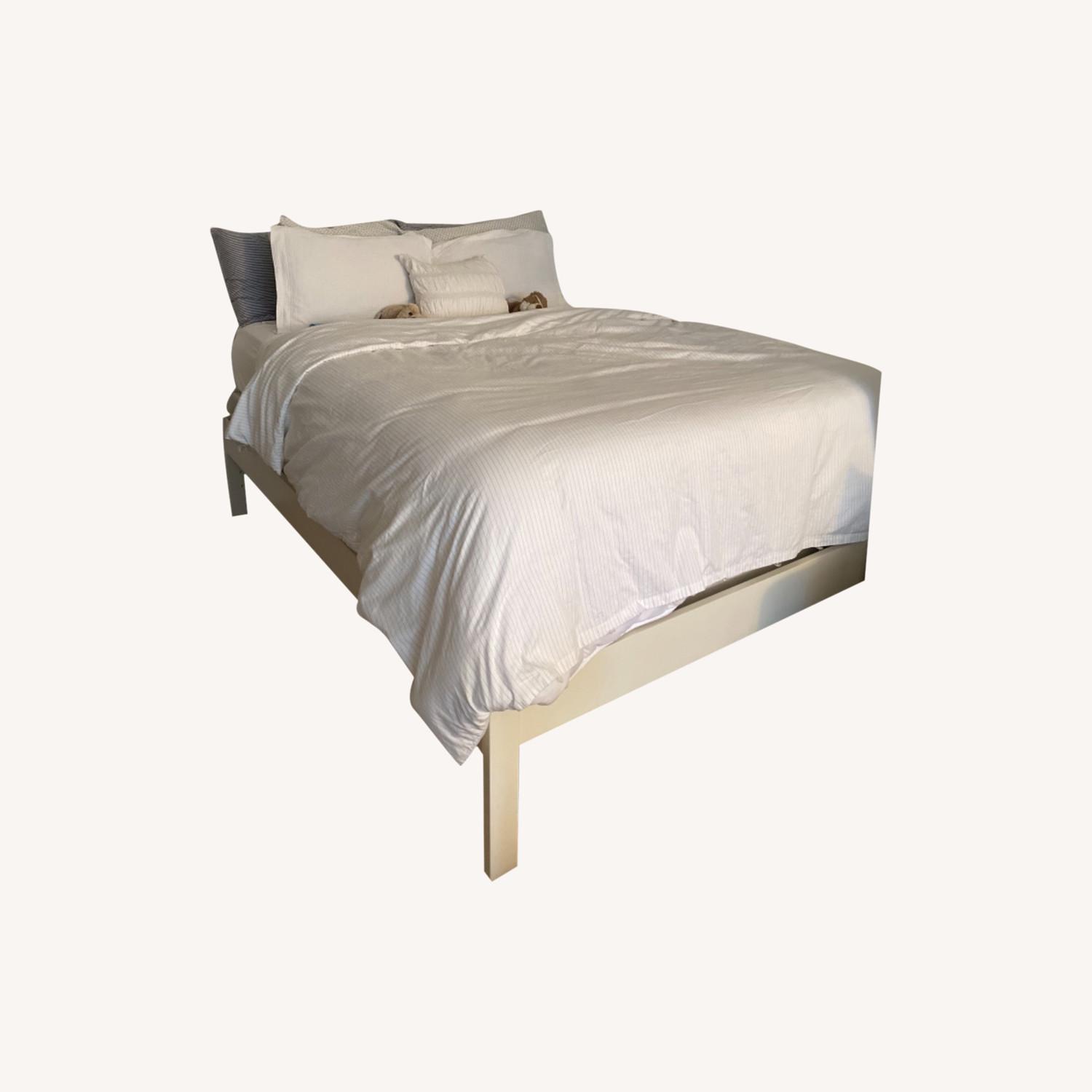 West elm simple tall bed frame store