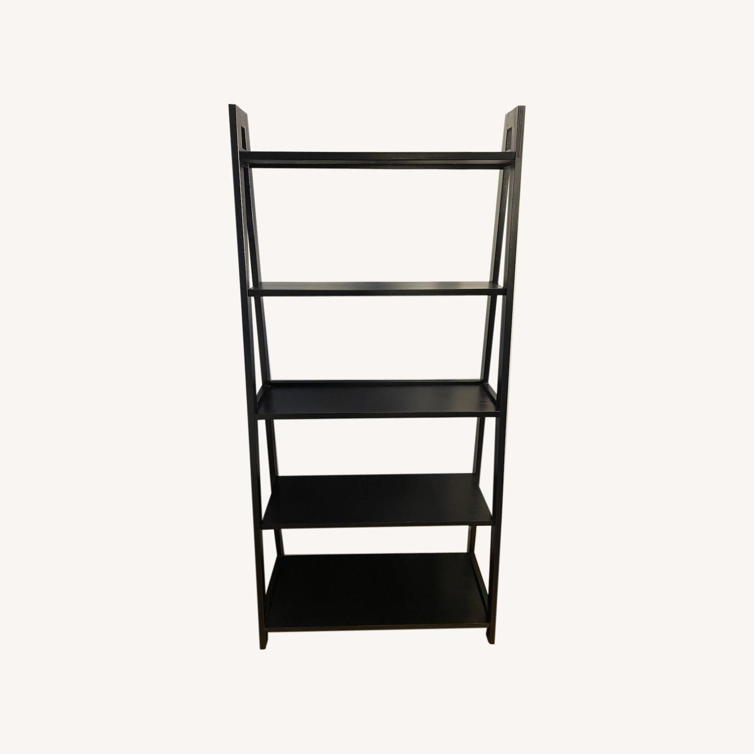 Black Ladder Bookcase - AptDeco