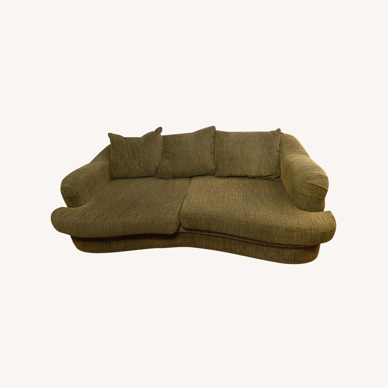 3 Seater Fabric Pattern Sofa - AptDeco