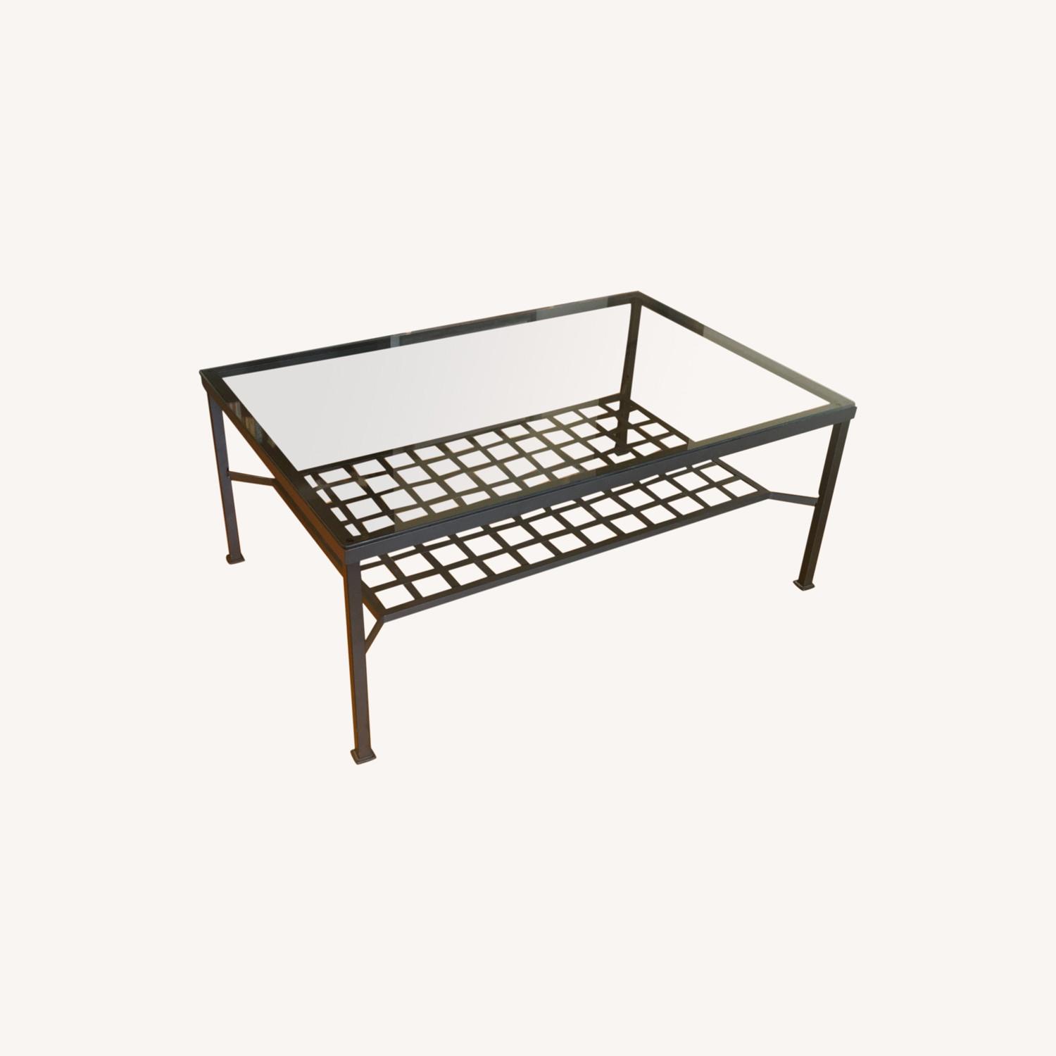 IKEA Glass Coffee Table - AptDeco