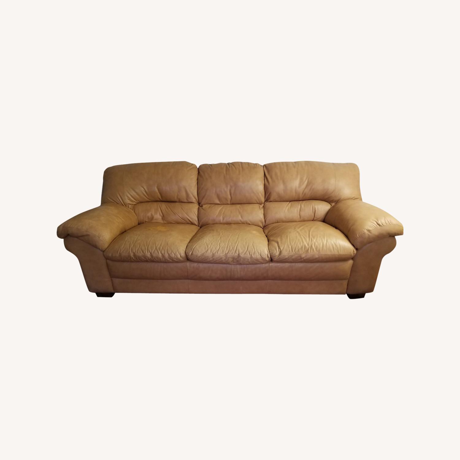 Italiana Divani Leather Sofa - AptDeco