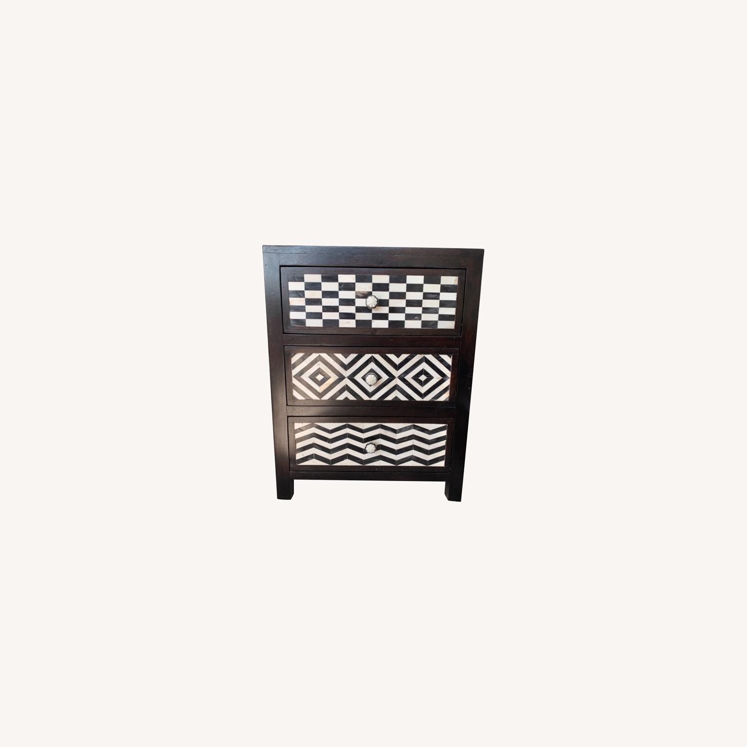 Funky 3-Drawer Nightstand - AptDeco