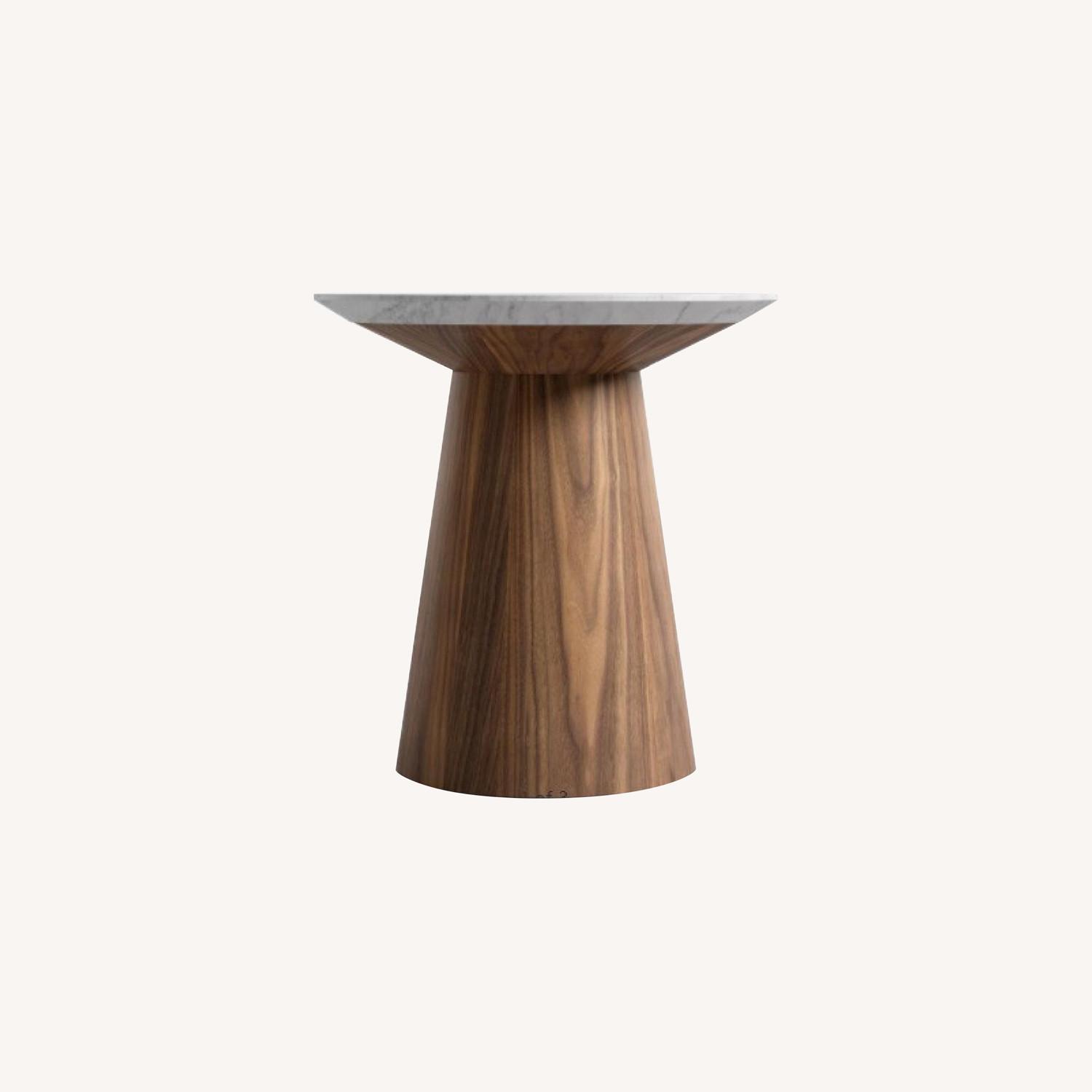 Rove Concepts Modern Wood Side Table - AptDeco