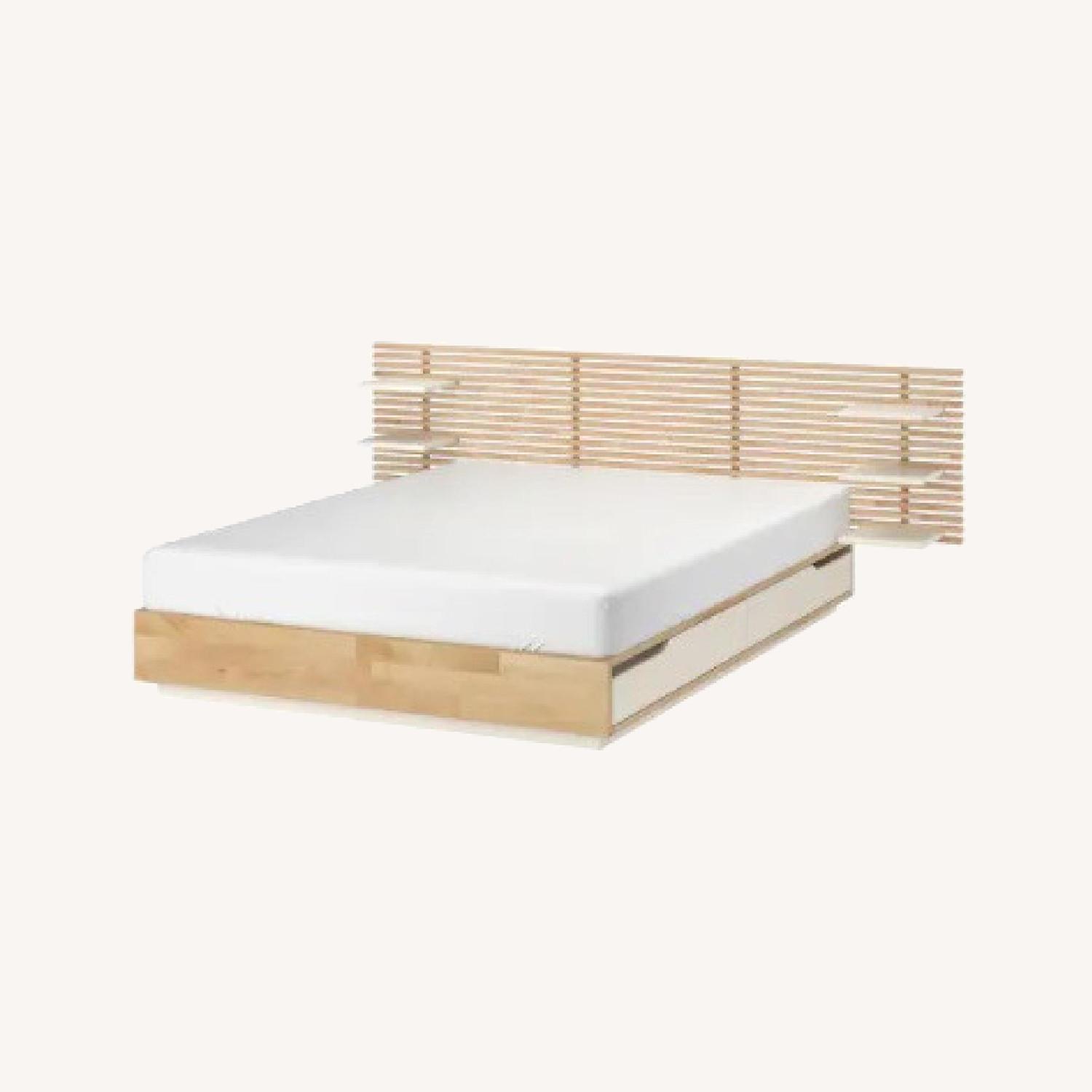 IKEA MANDAL Bedframe and Headboard - AptDeco