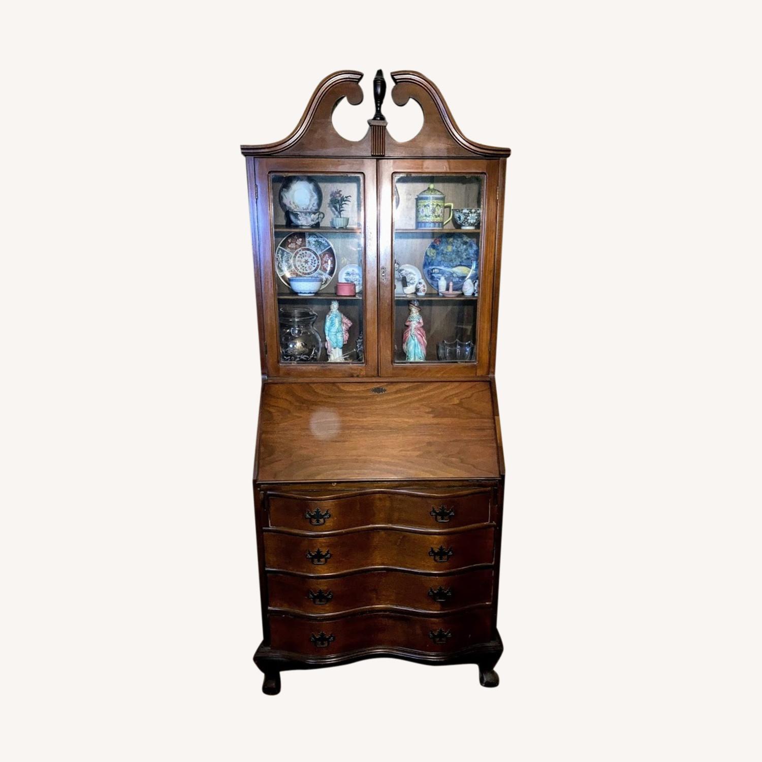 Antique 1-Piece Secretary with hidden compartments - AptDeco