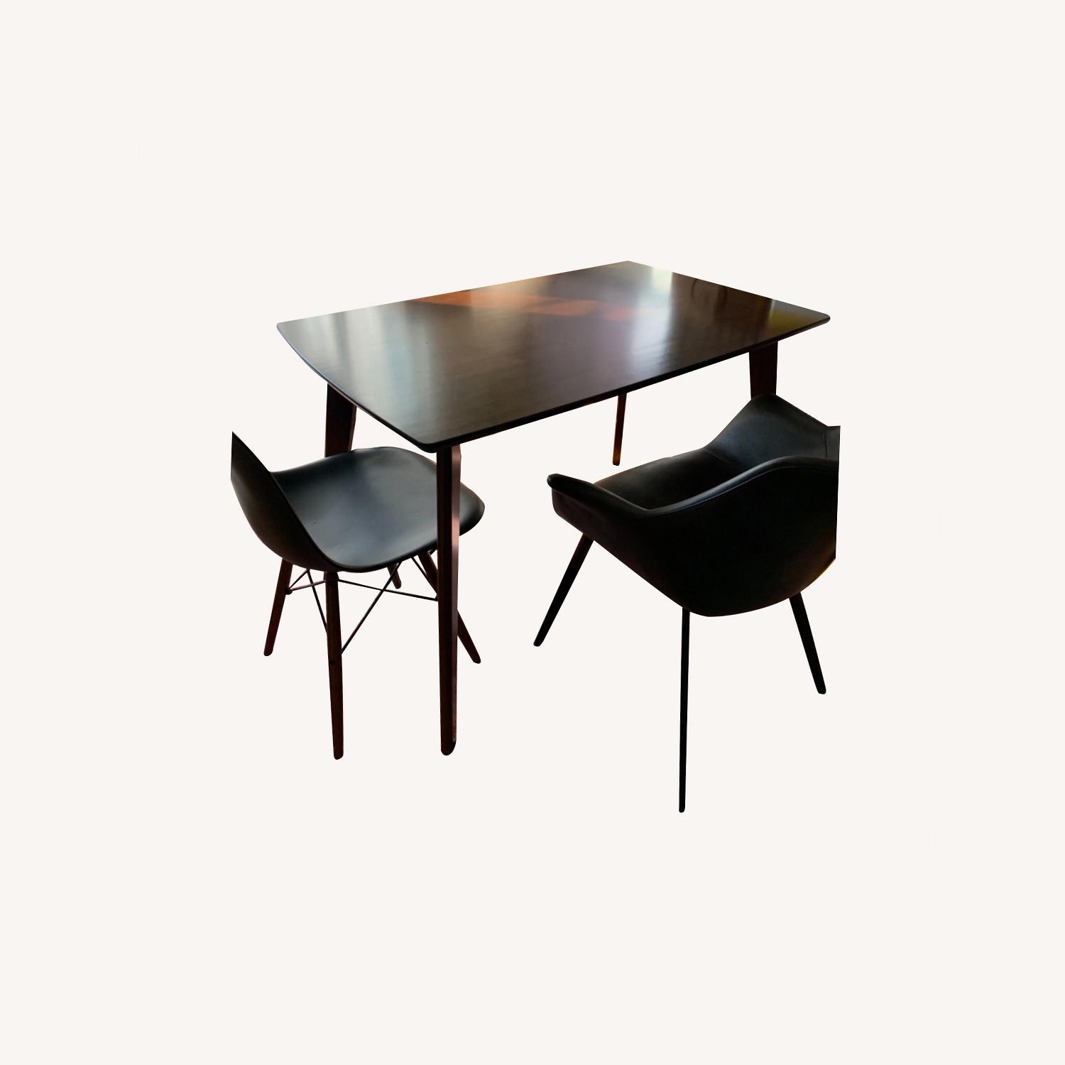 Mid Century Style Dining Table & 4 Chairs - AptDeco